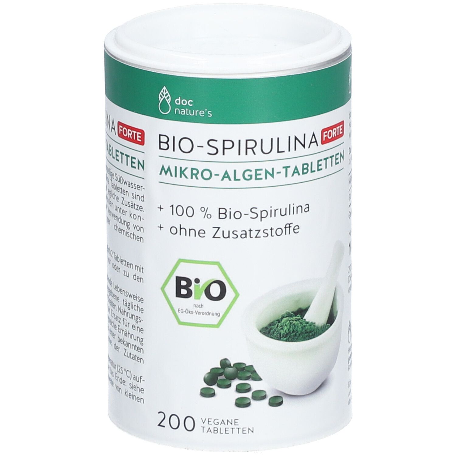 doc nature’s BIO-SPIRULINA FORTE MIKRO-ALGEN-TABLETTEN 200 St - Shop ...
