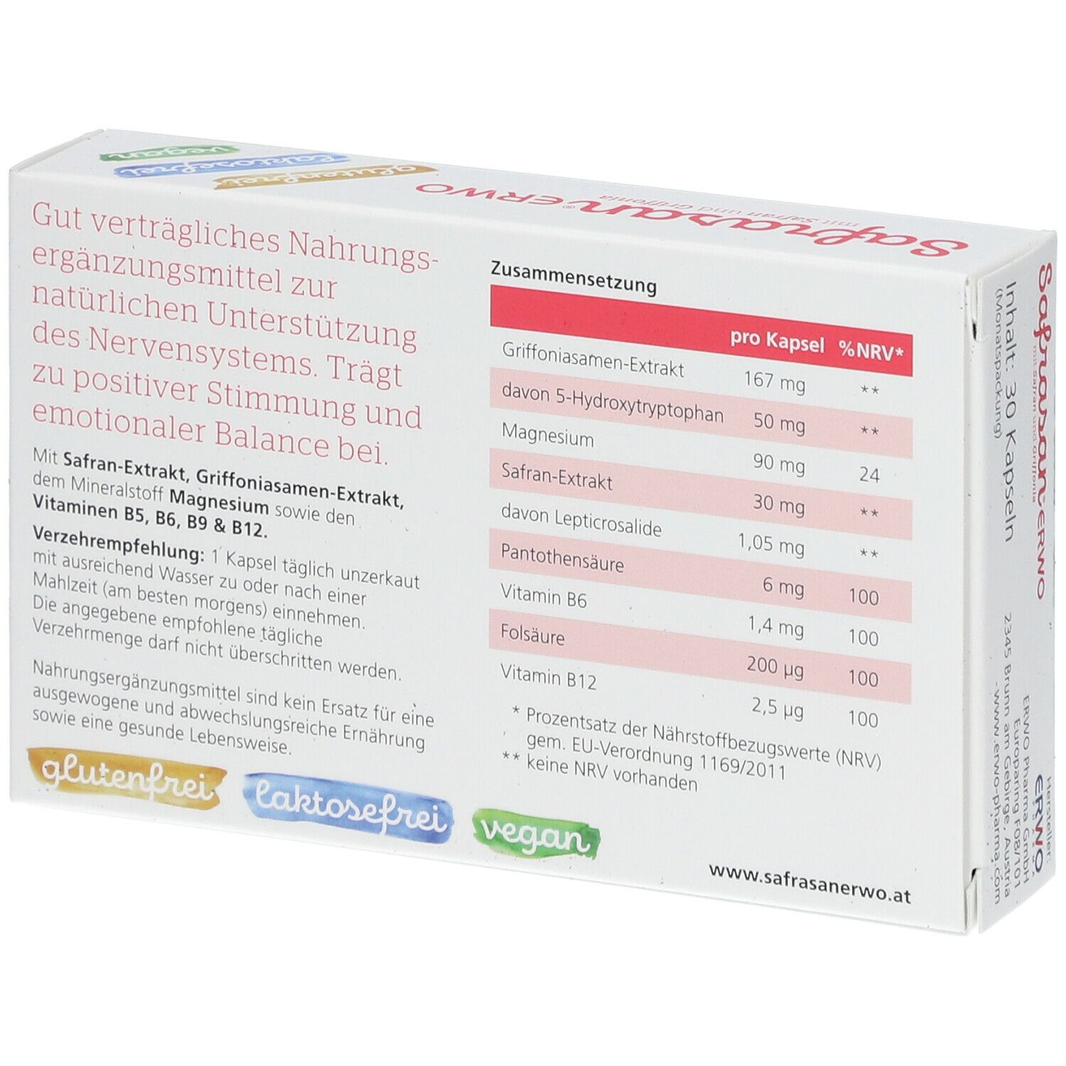 Safrasan® ERWO 30 St - Shop Apotheke