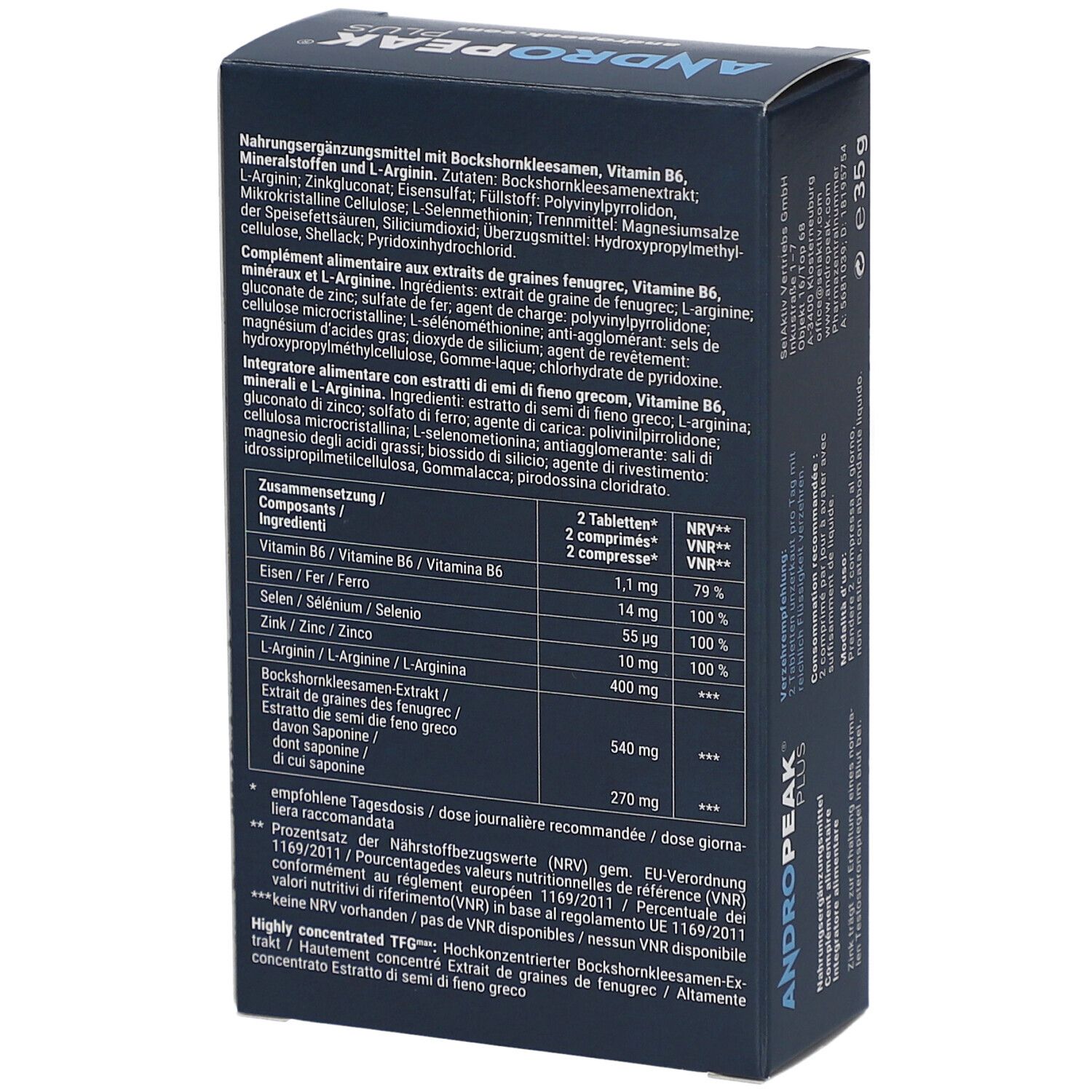 ANDROPEAK® Plus 60 St - shop-apotheke.at