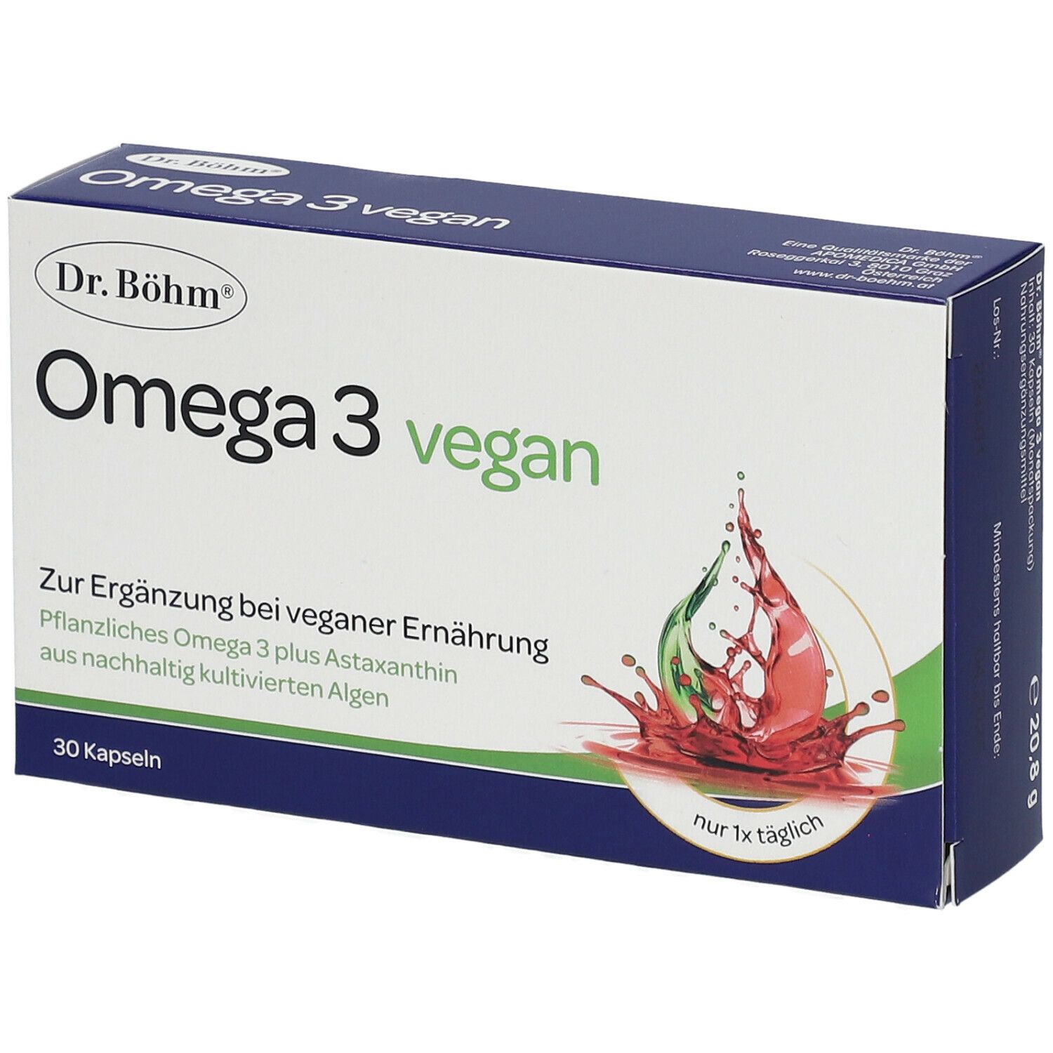 Dr. Böhm® Omega 3 vegan 30 St - shop-apotheke.at