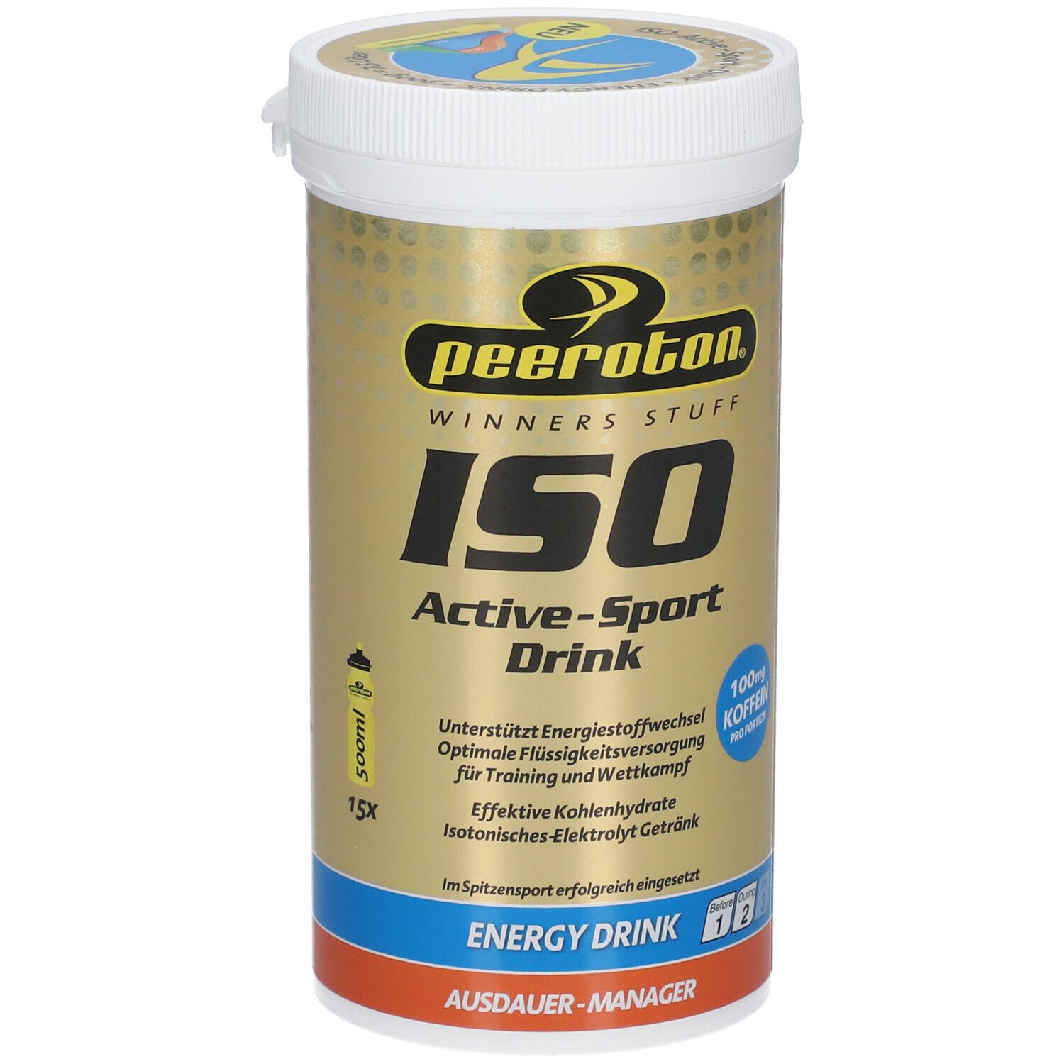 peeroton® ISO Active-Sport-Dring Energy Drink 300 g - shop-apotheke.at