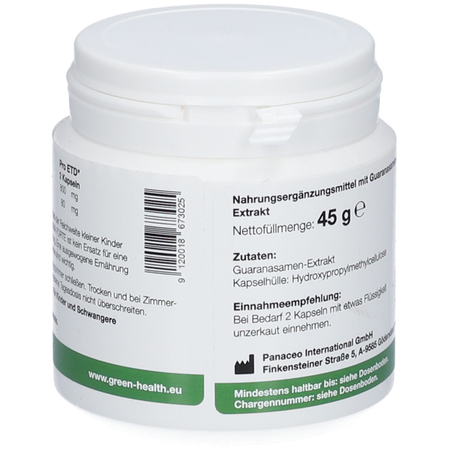Green Health GUARANA FORTE 90 St - Shop Apotheke
