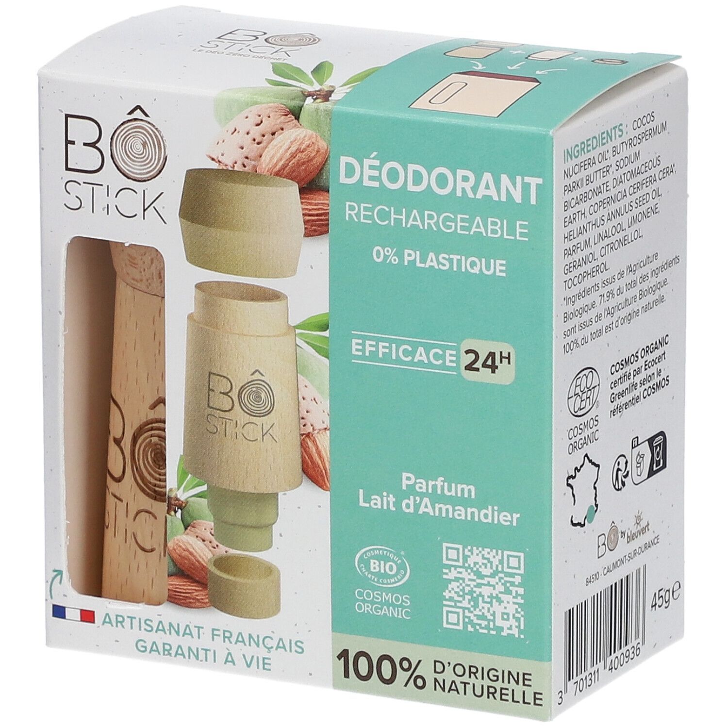 BÔ Deodorant Stick Mandelmilch 45 g - Shop Apotheke