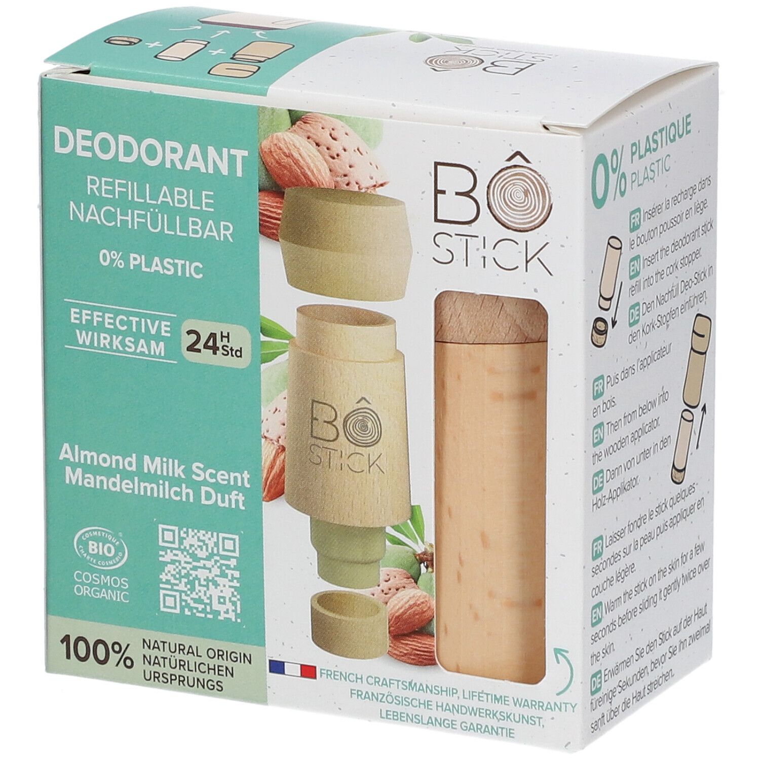 BÔ Deodorant Stick Mandelmilch 45 g - Shop Apotheke
