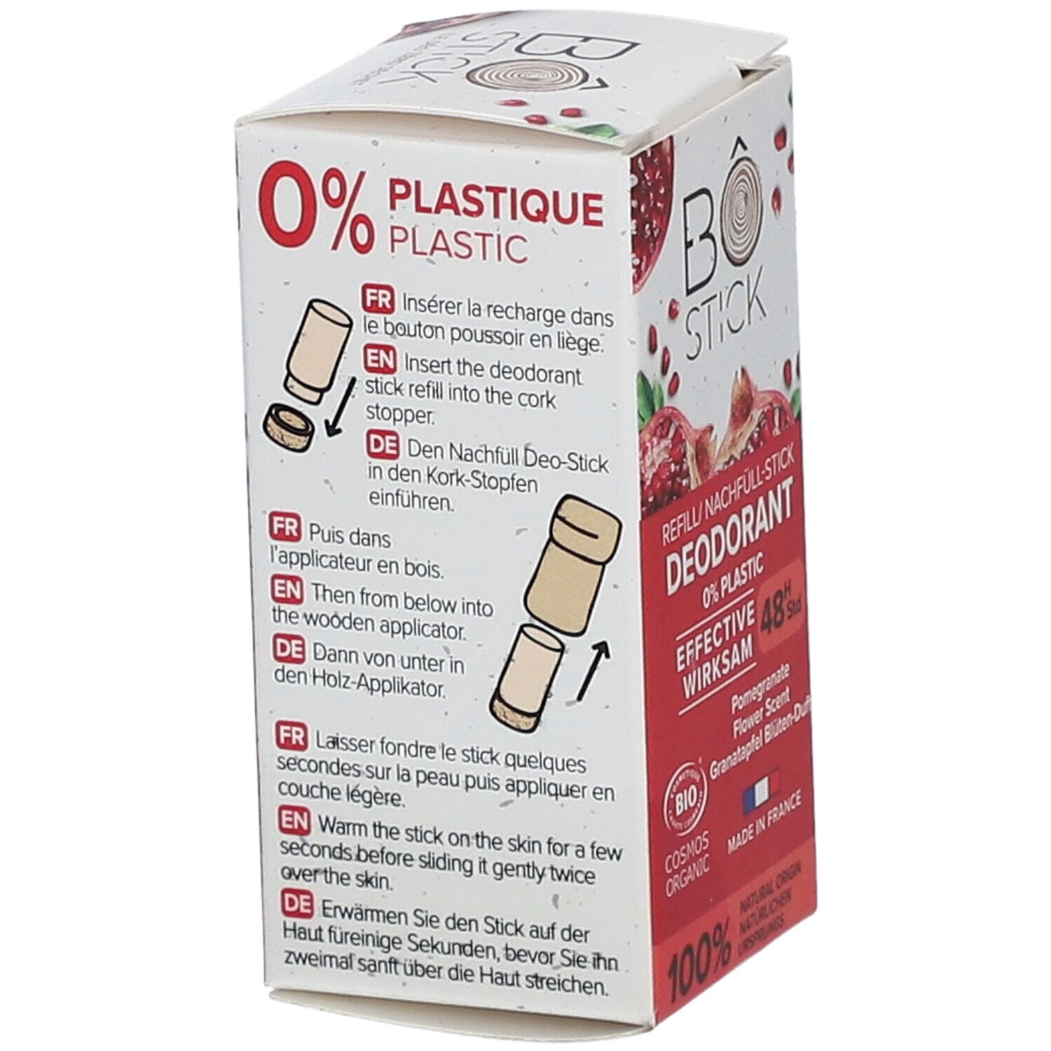 BÔ Deodorant Nachfüllstick Granatapfelblüte 45 g - Shop Apotheke