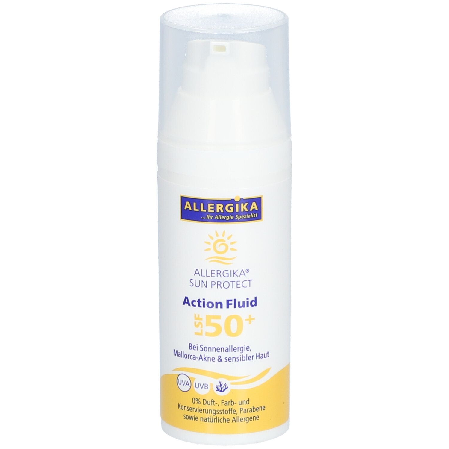 ALLERGIKA SUN PROTECT Action Fluid LSF 50+ 50 ml - Shop Apotheke
