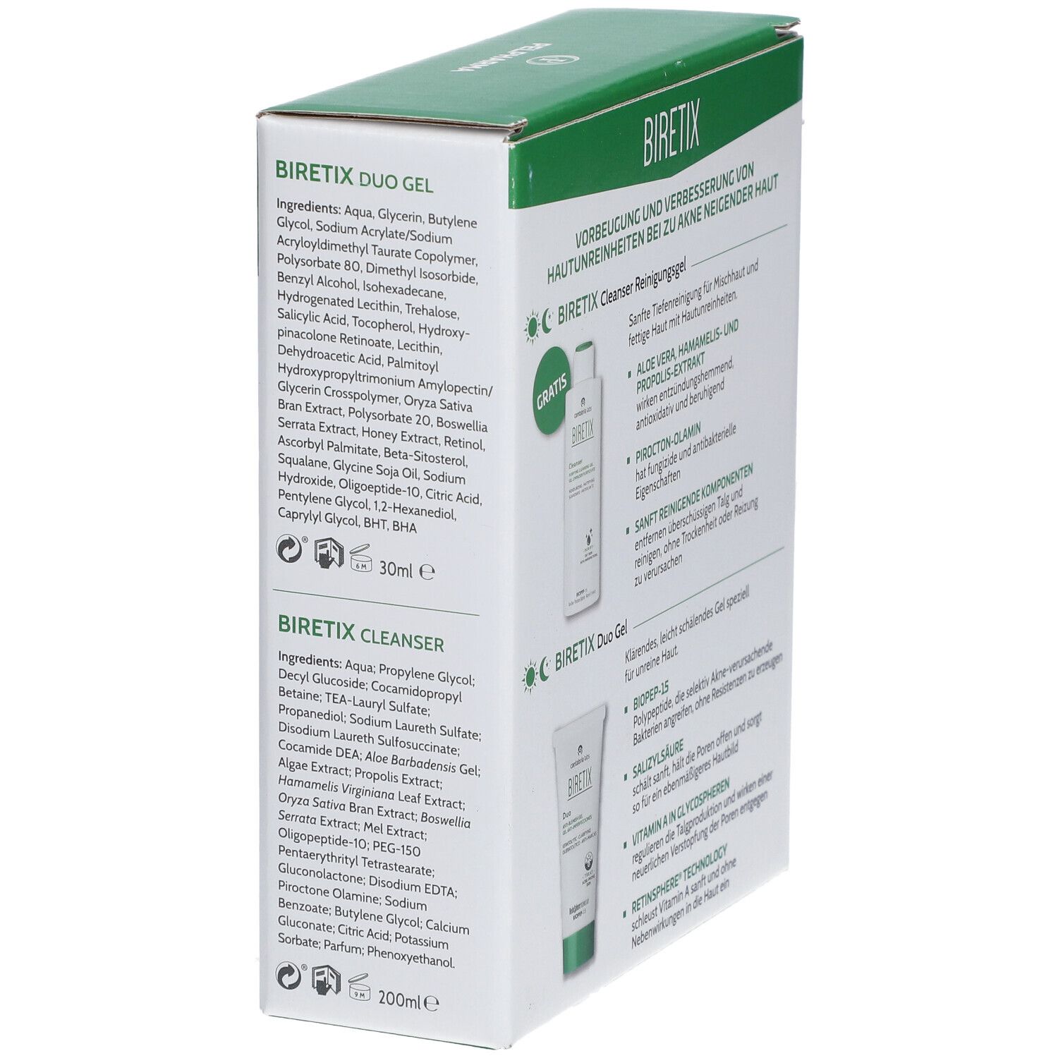 BIRETIX Duo Anti Blemish Gel + Cleanser 230 ml - Shop Apotheke