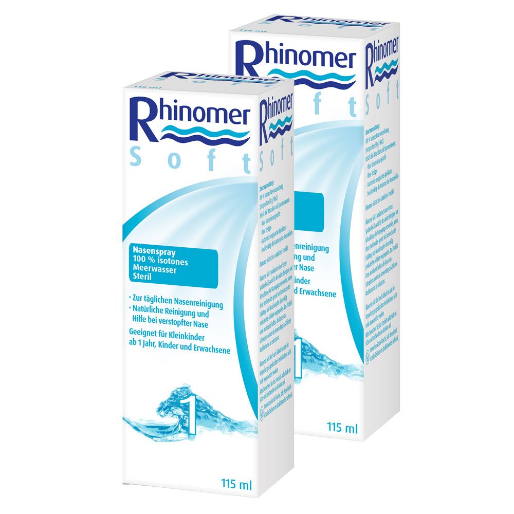 Rhinomer® 1 Soft Lösung 2x115 ml - shop-apotheke.at