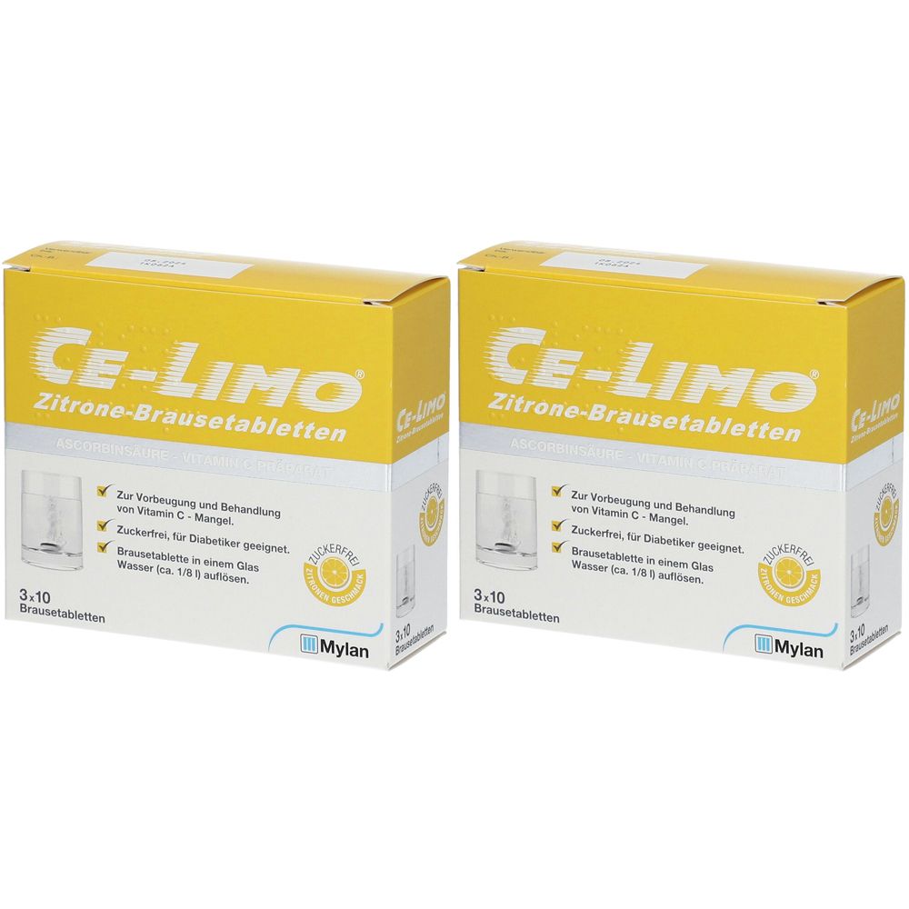 Ce-Limo® Zitrone-Brausetabletten 2x30 St - shop-apotheke.at
