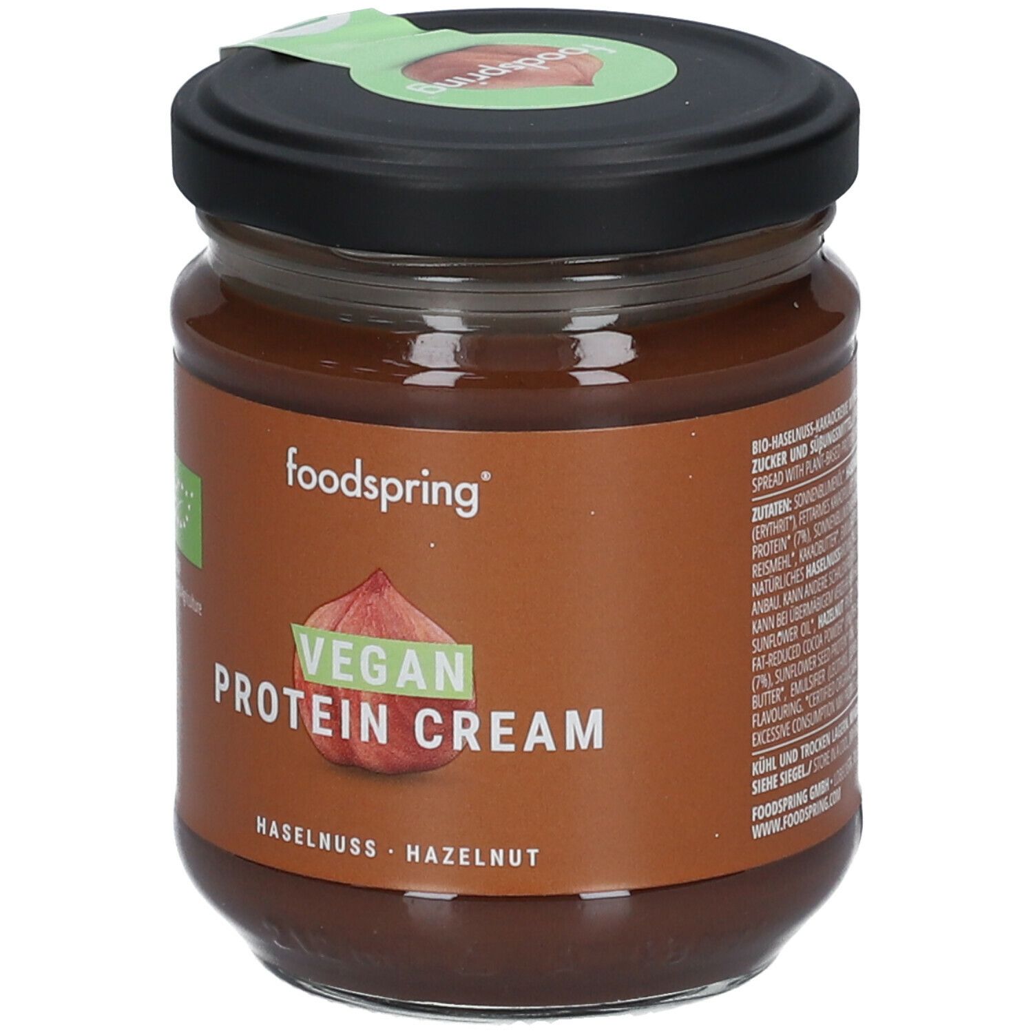 foodspring® Vegan Protein Cream Haselnuss 200 g - Shop Apotheke