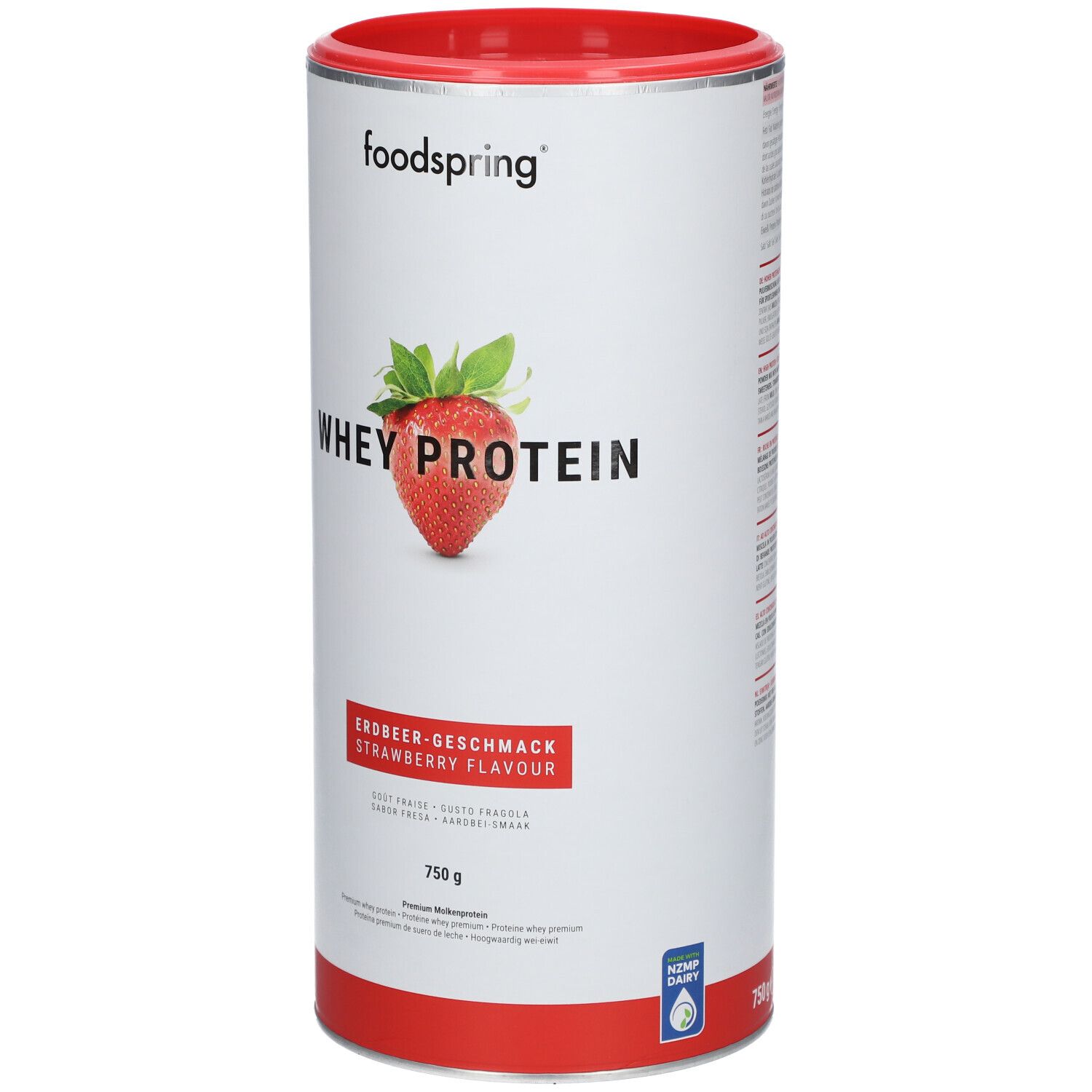 foodspring® Whey Protein Erdbeere 750 g - shop-apotheke.at
