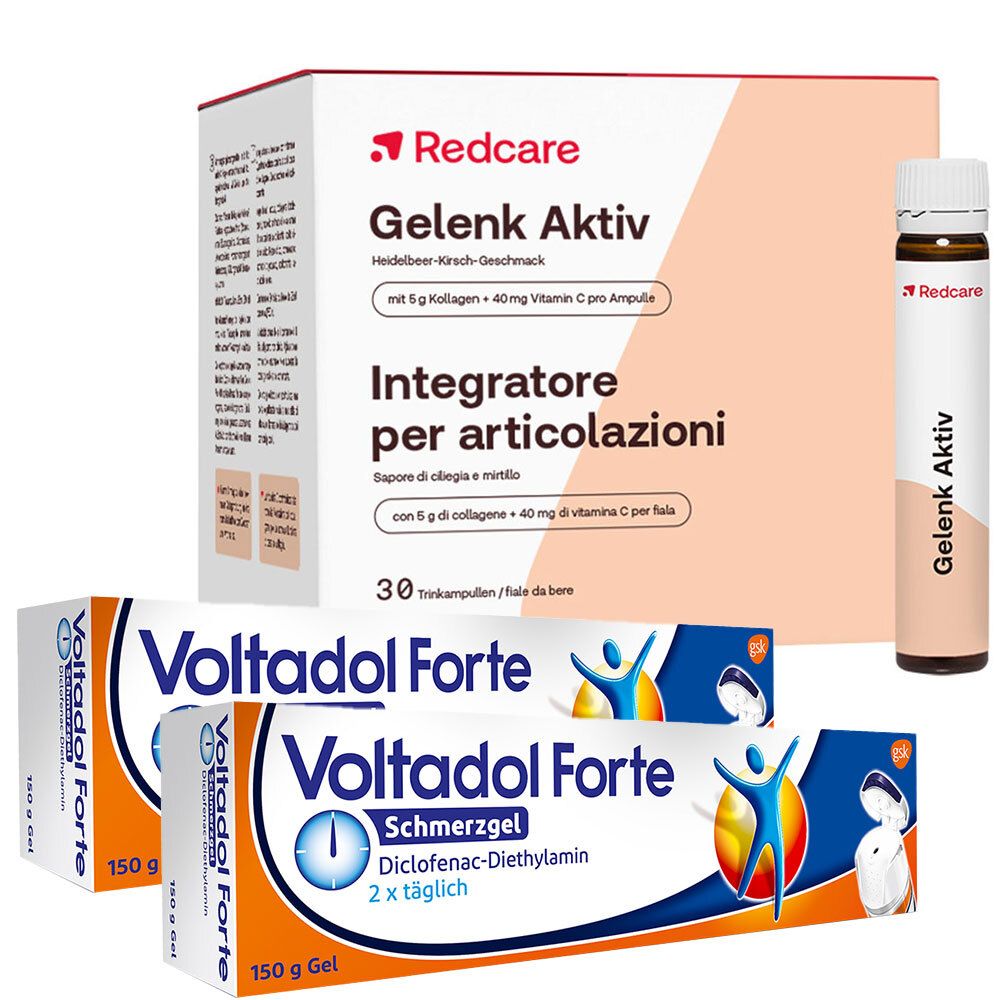 Redcare Gelenkaktiv + Voltadol® Forte Schmerzgel 1 St - shop-apotheke.at