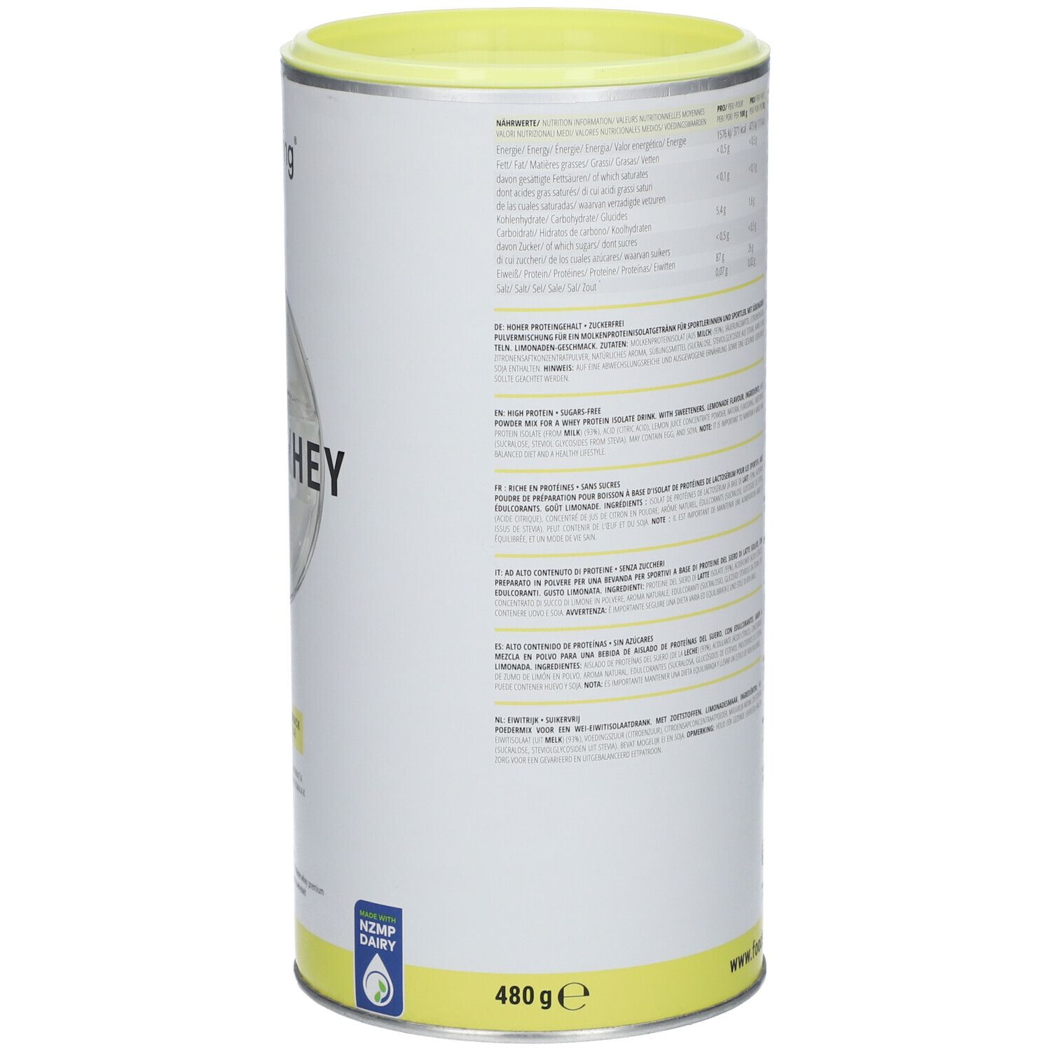 foodspring® Clear Whey Limonade 480 g - Shop Apotheke