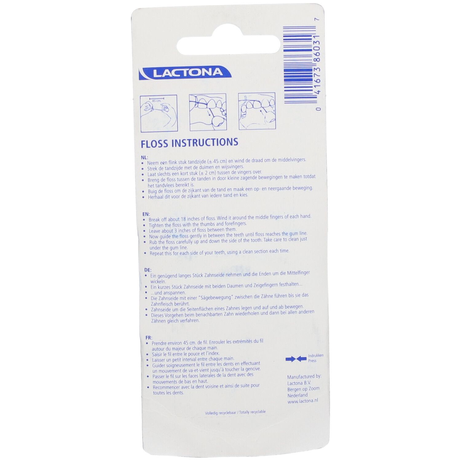Lactona Dental Floss 50 m - Redcare