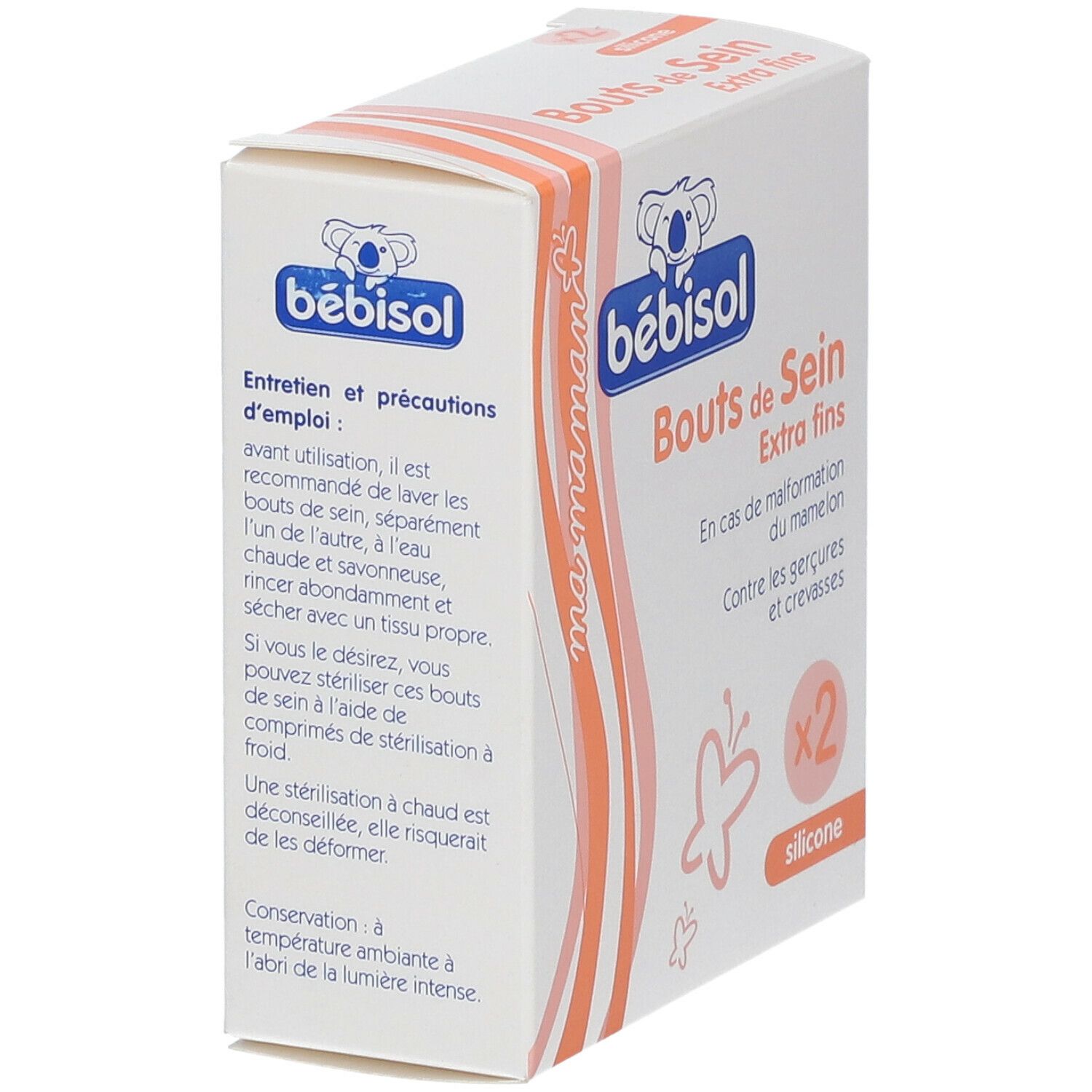 Bebisol Artificial Nipples Silicone 2 pz | Redcare
