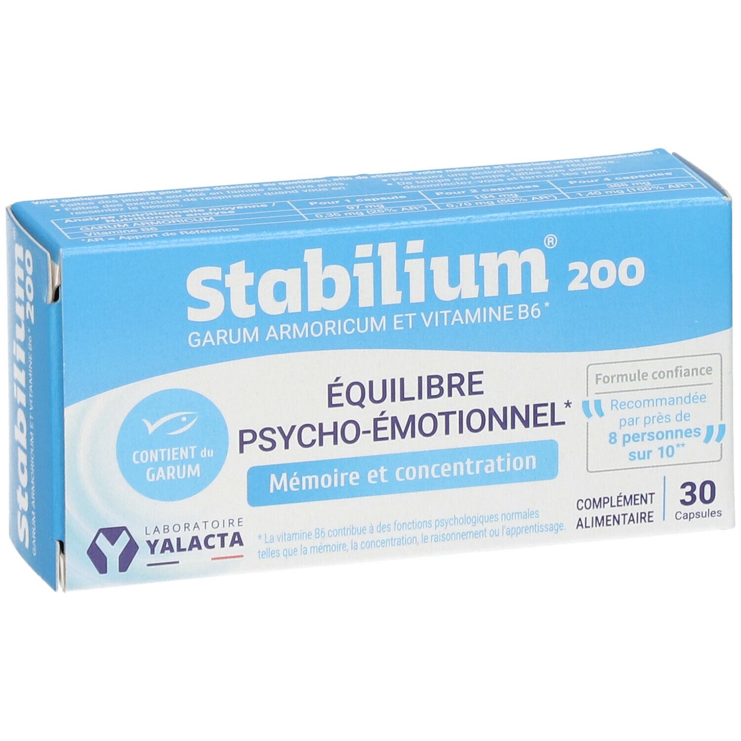 Yalacta Stabilium® 200 30 pz | Redcare