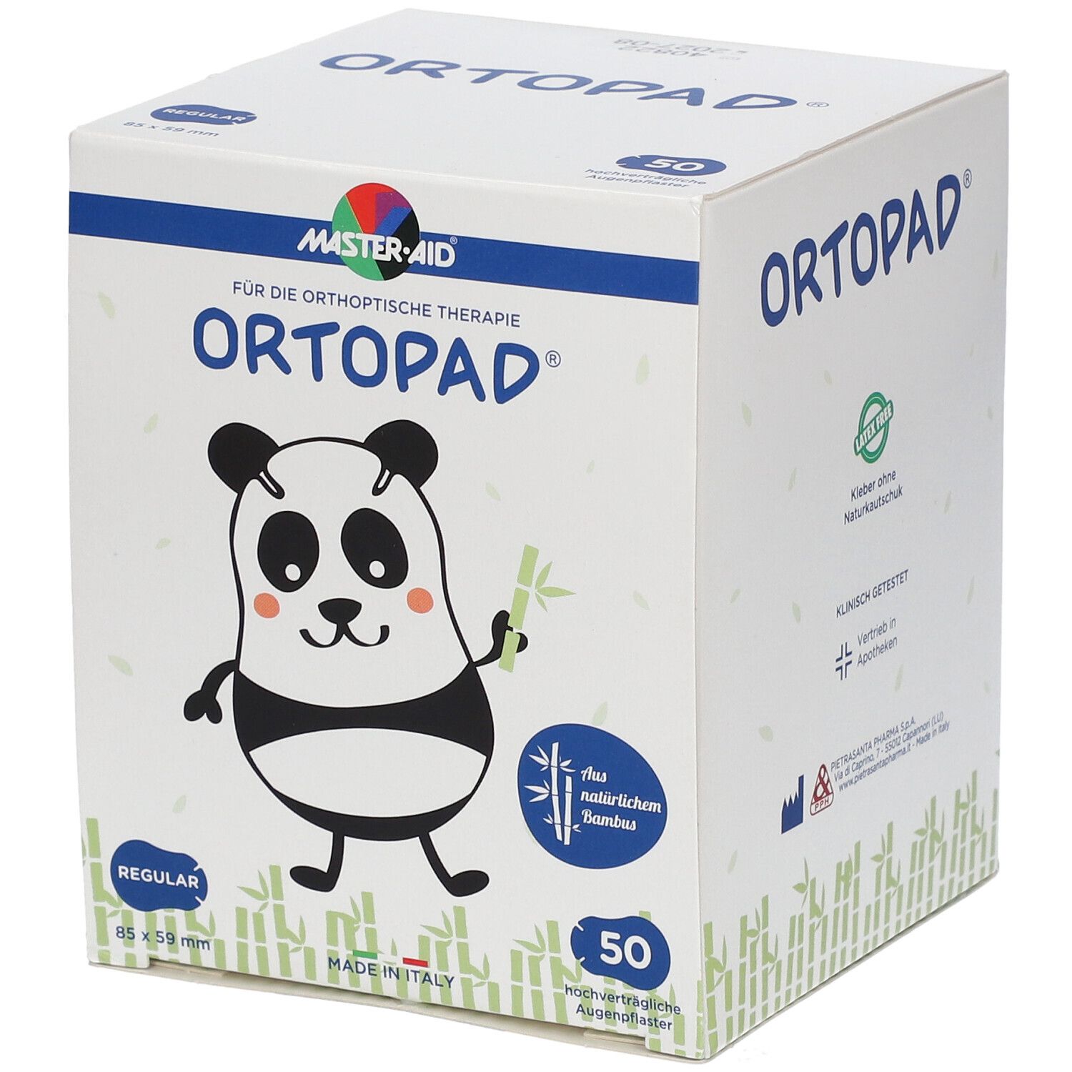 Ortopad White Regular Eye Plaster 50 pz | Redcare