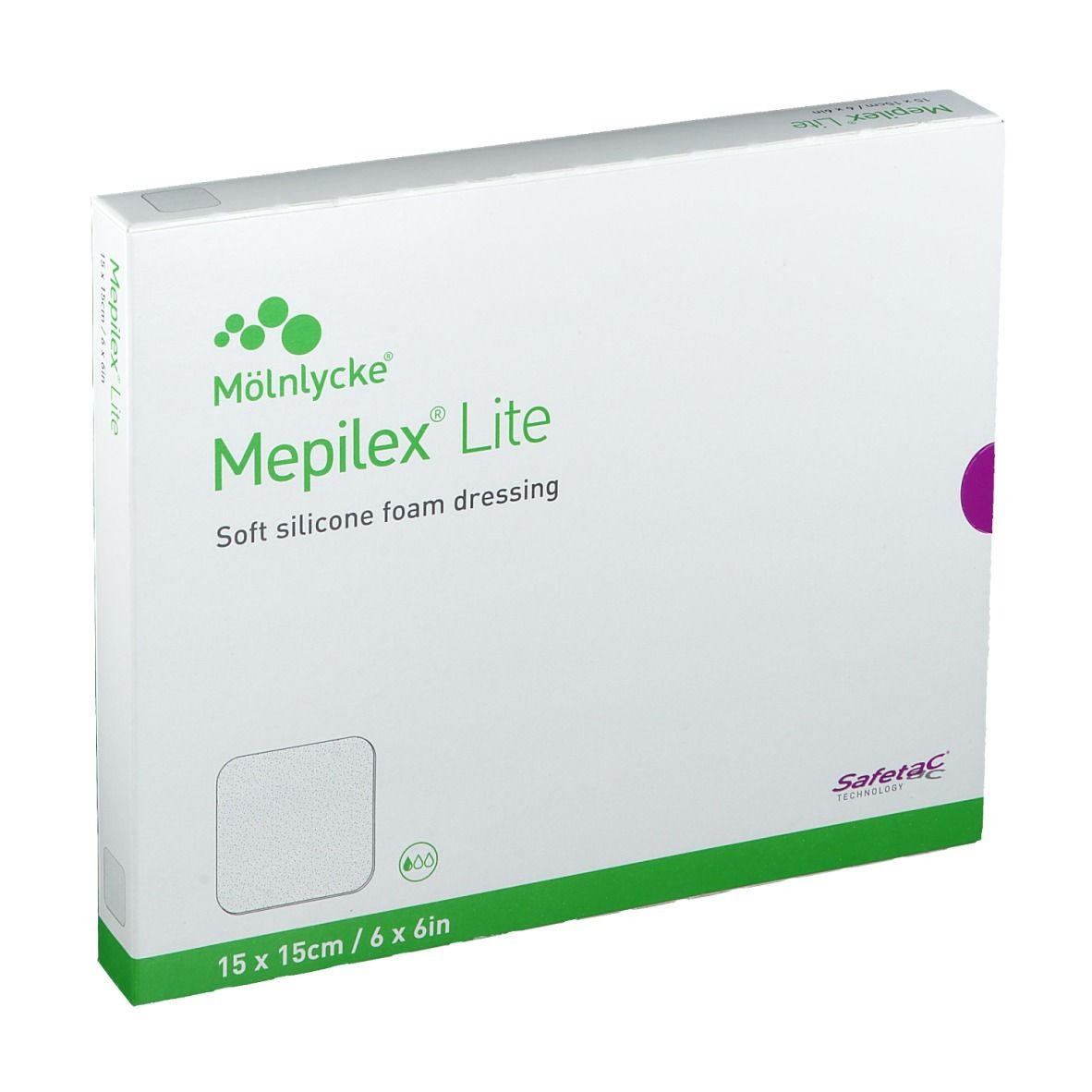 Mölnlycke® Mepilex® Lite 15 cm x 15 cm 5 pz | Redcare