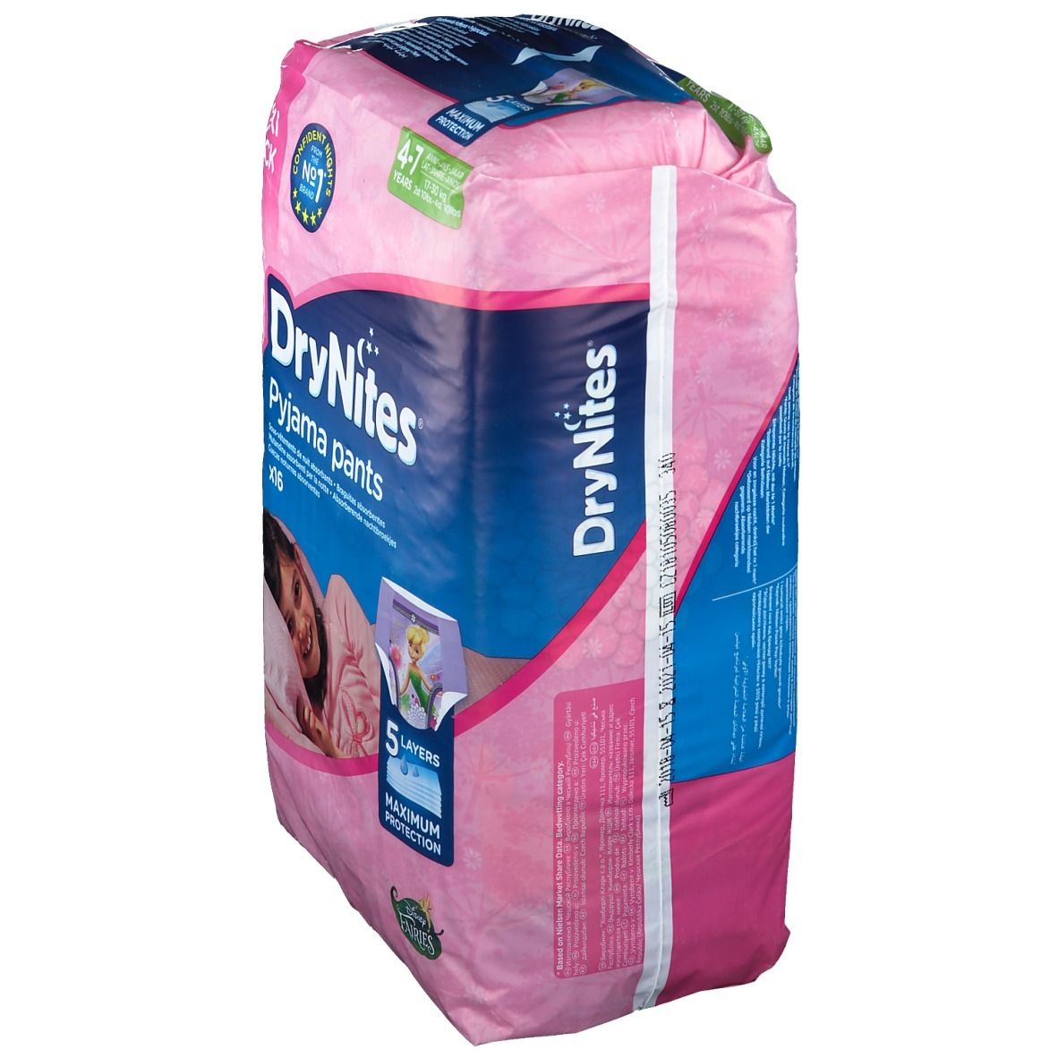Drynites Girl Large 4-7 jaar 16 pz | Redcare