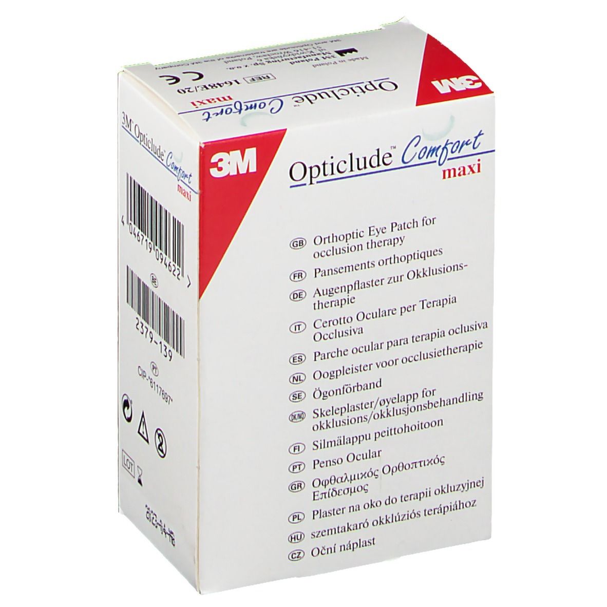 3M Opticlude Comfort Cerotto di Occhio Maxi 5.7cm x 8cm 20 pz | Redcare