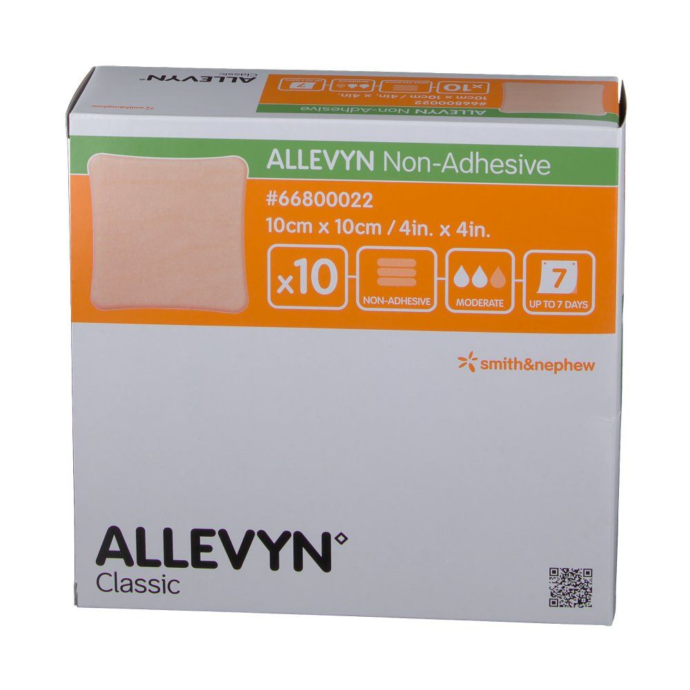 Allevyn Non-Adhesive 10 cm x 10 cm 10 pz | Redcare