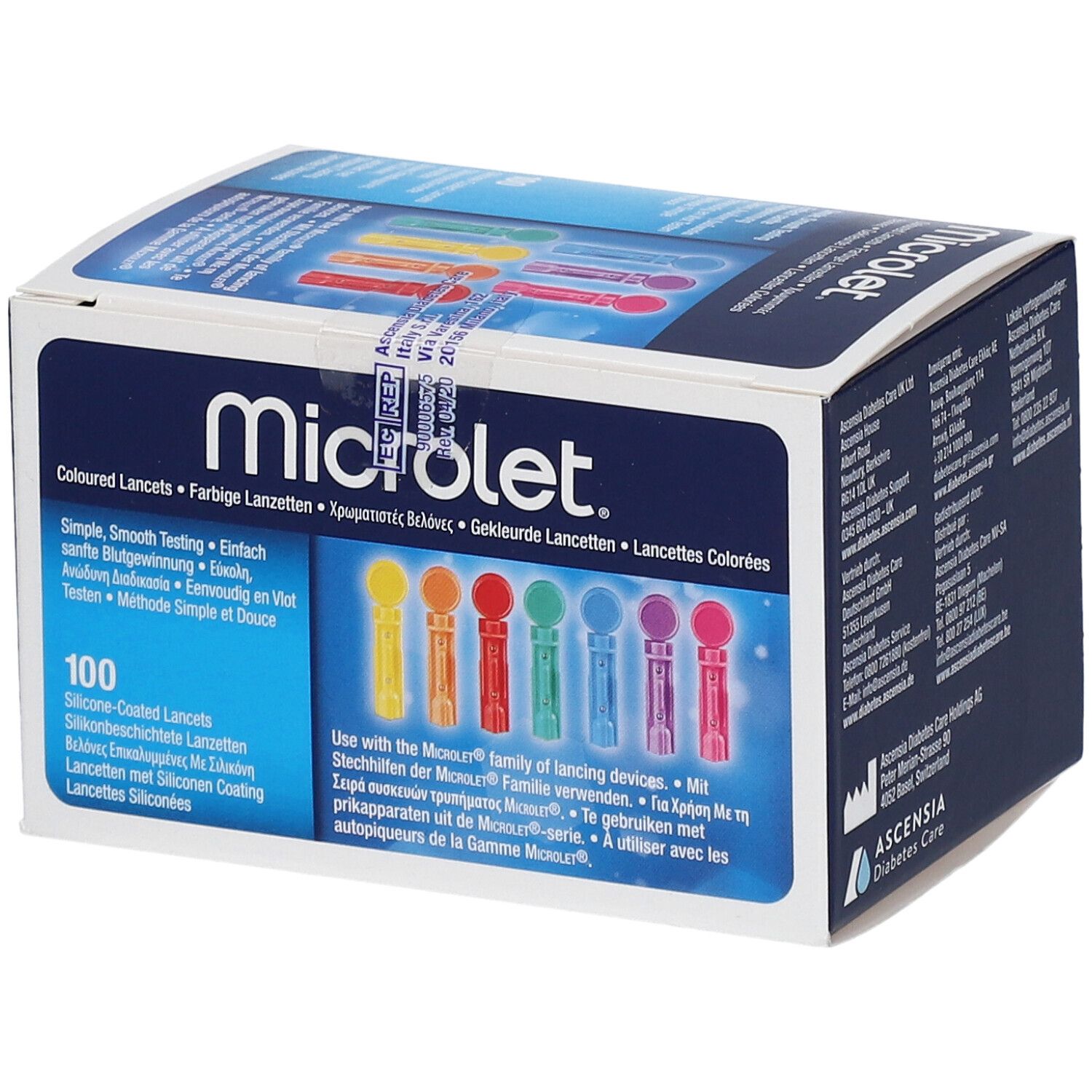 Bayer Microlet Lancetten Sterile Coloured 100 pz | Redcare