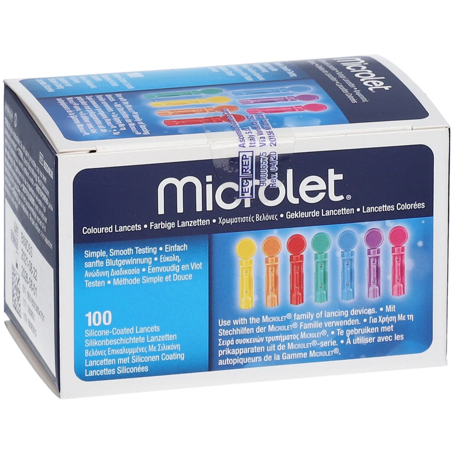Bayer Microlet Lancetten Sterile Coloured 100 pz | Redcare