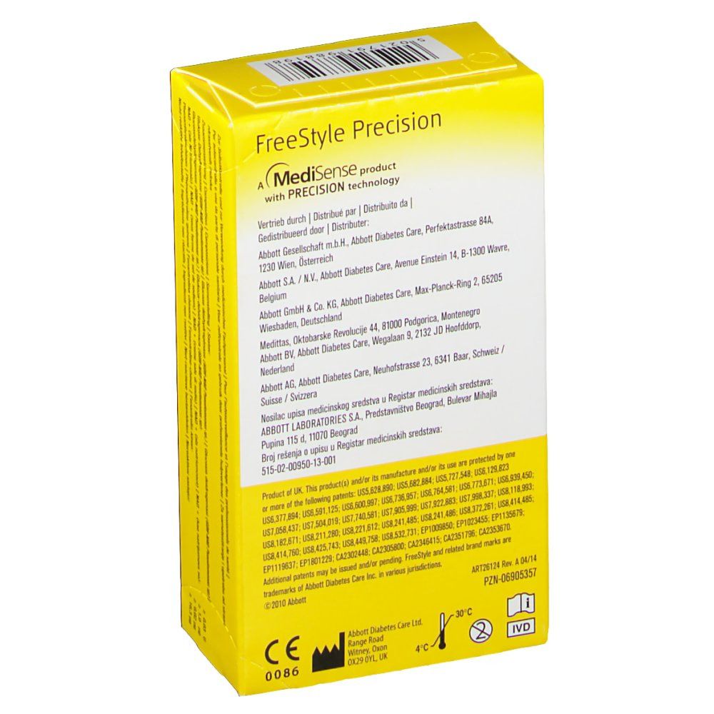 Freedom Freestyle Precision Strisce per il Test della Glicemia 100 pz ...