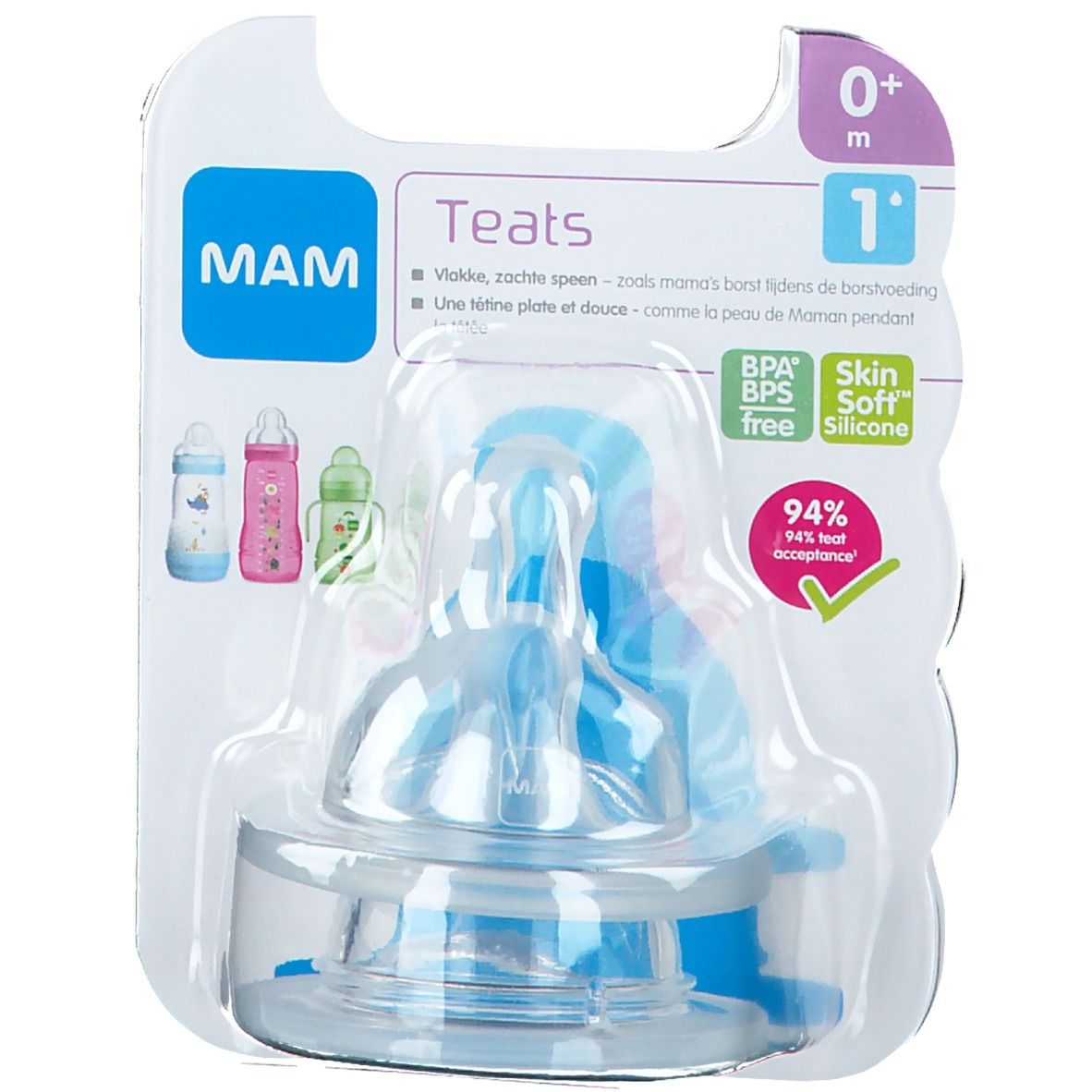 Dodie Mam Soft Size 1 +0M Toother 2 pz | Redcare