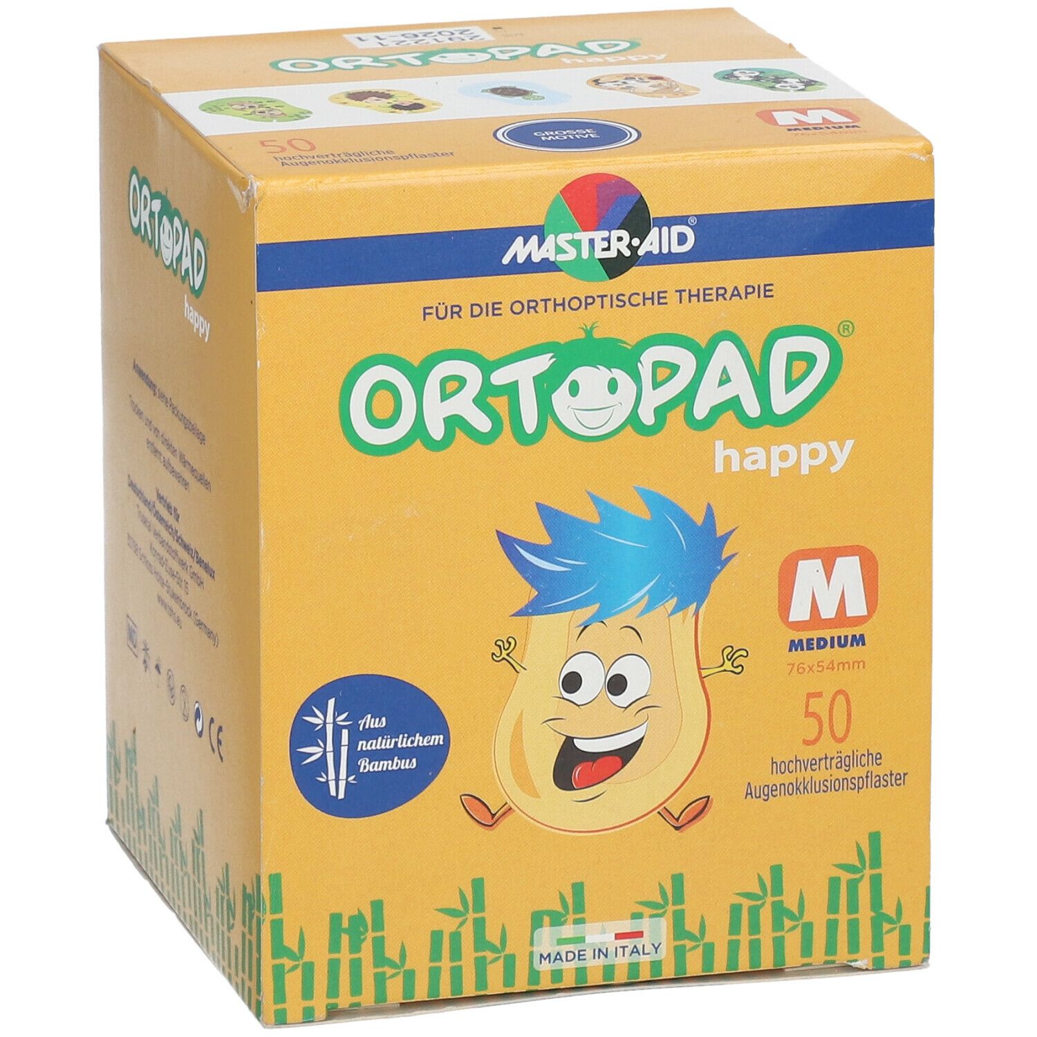 Ortopad Happy Medium Eye Plaster 50 pz | Redcare