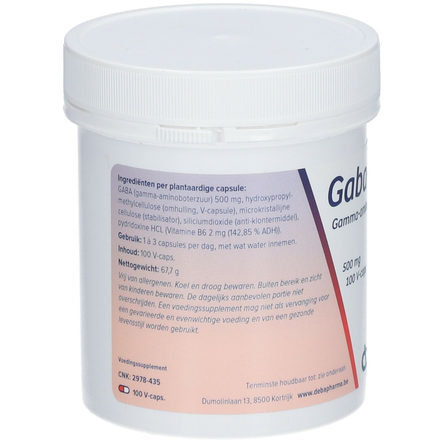 Deba Pharma Gaba 500 Mg 100 pz | Redcare