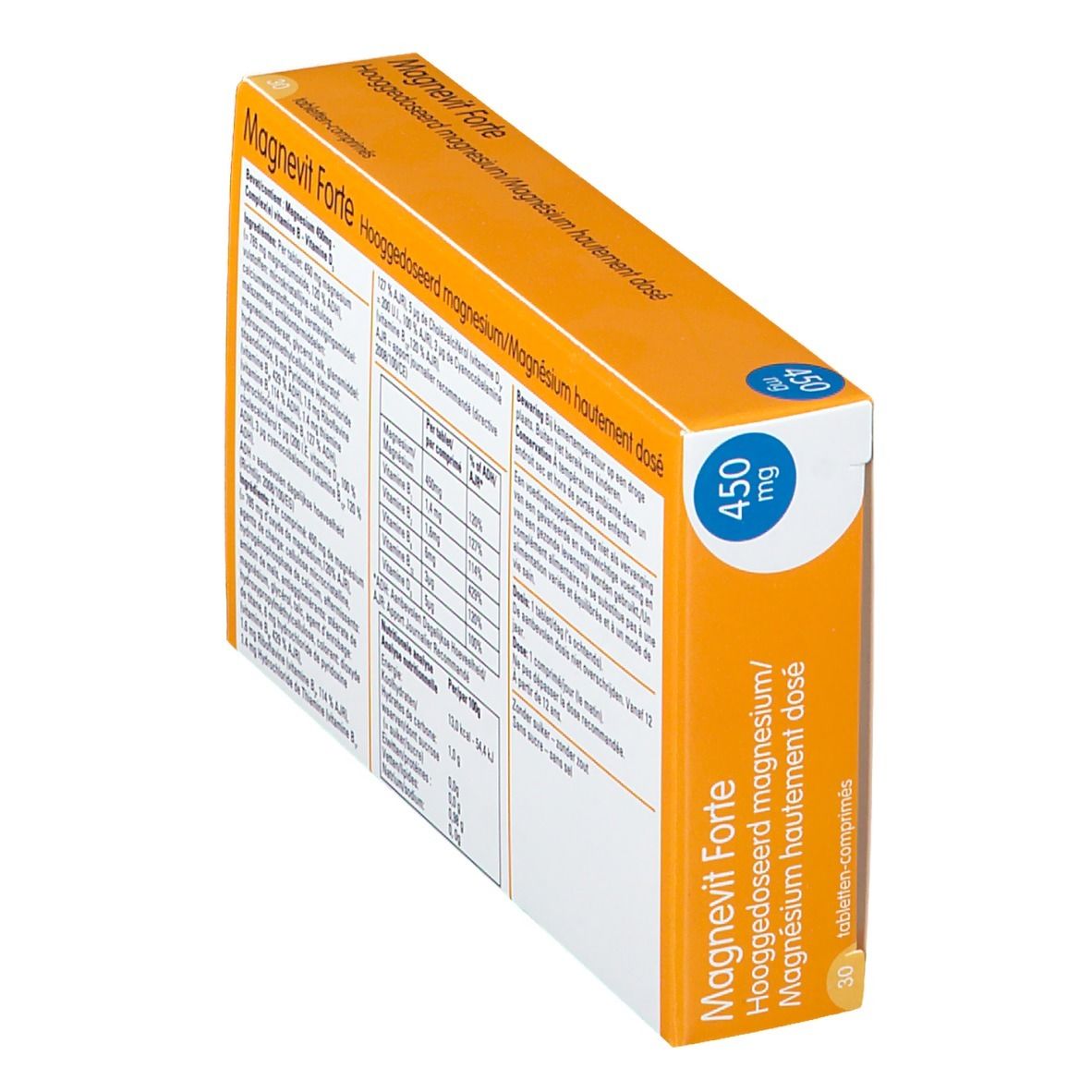 Magnevit Forte Teva 450mg 30 pz | Redcare