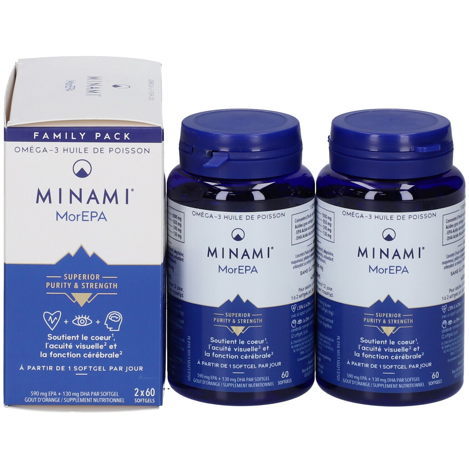 Minami MorEPA Smart Fats Family Pack 120 pz | Redcare