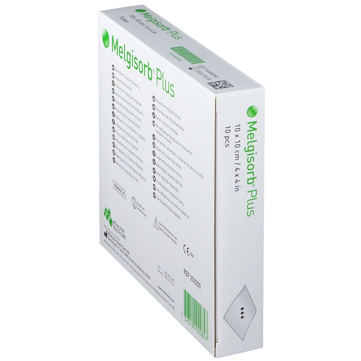 Melgisorb Plus Ster 10 x 10 Cm 10 pz | Redcare