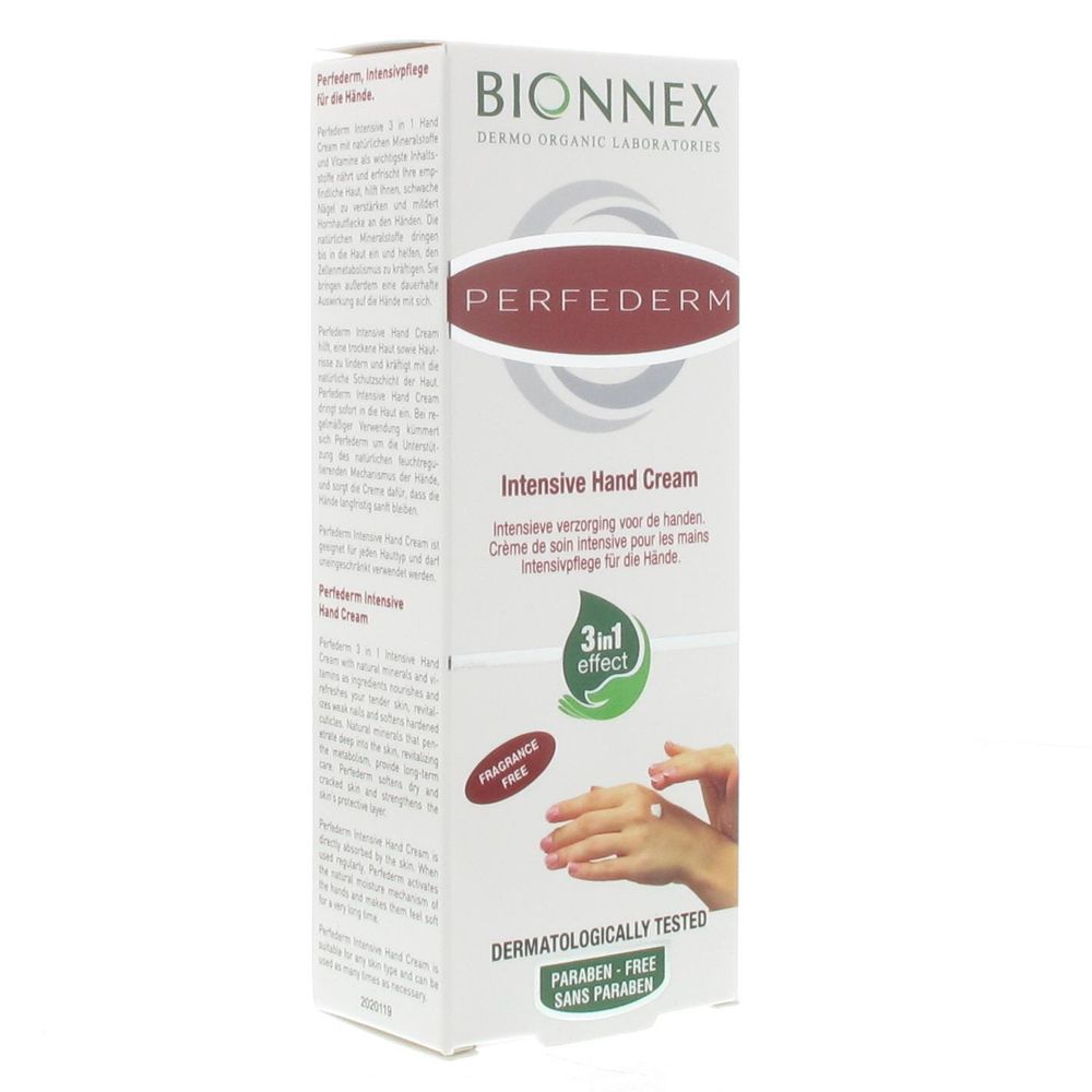 Bionnex Perfederm 3 in 1 Cream Hand Wirhout Perfume 60 ml | Redcare