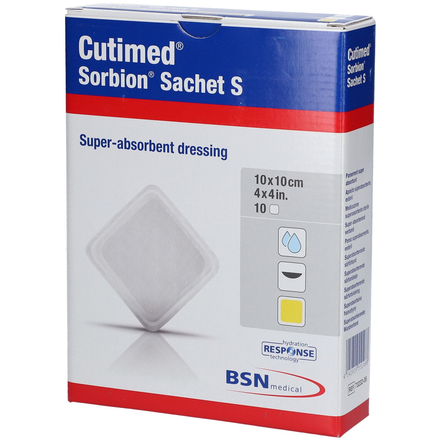 Cutimed Sorbion Sachet S 10x10cm 7323206 10 pz | Redcare