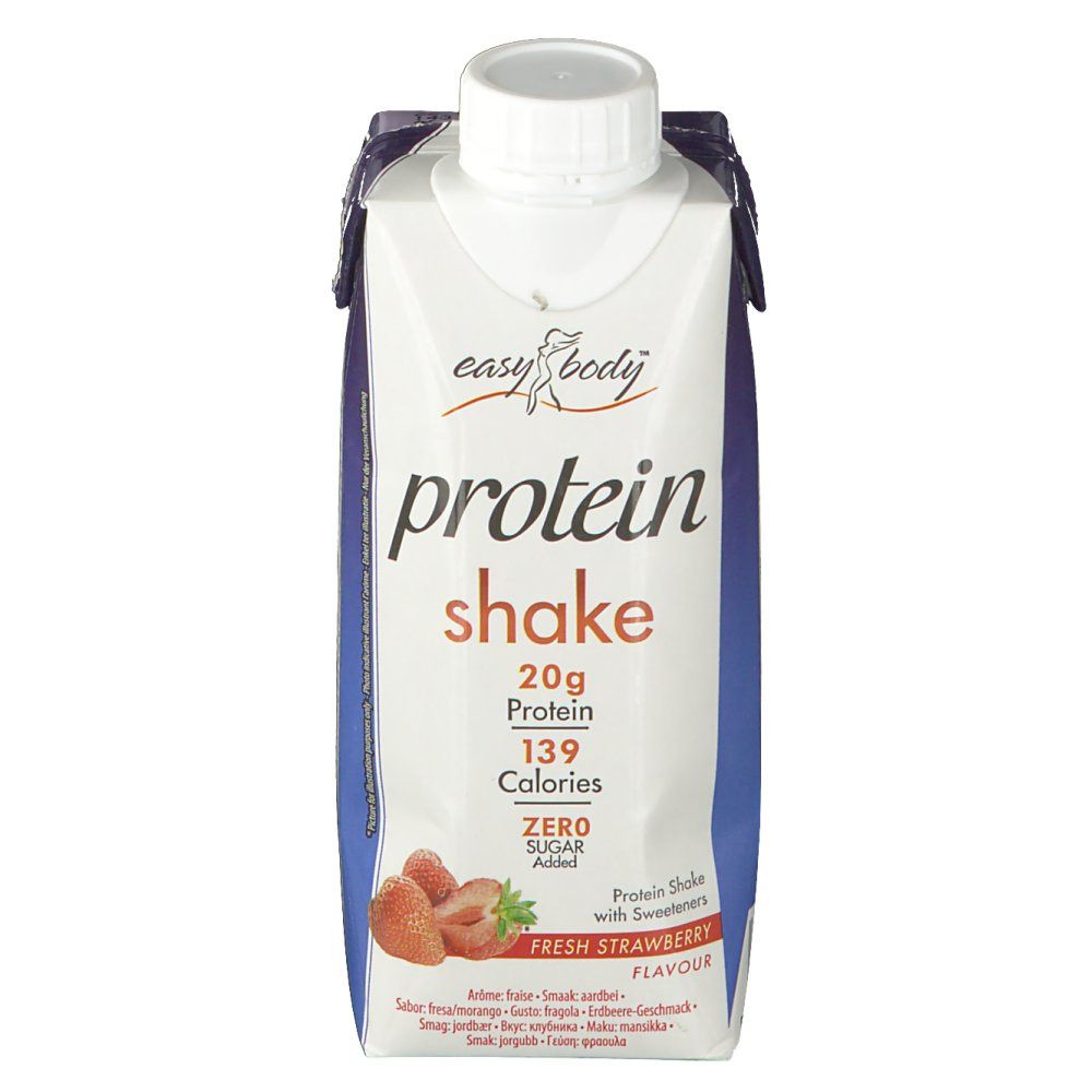 EASY BODY Protein Shake Strawberry 330 ml | Redcare