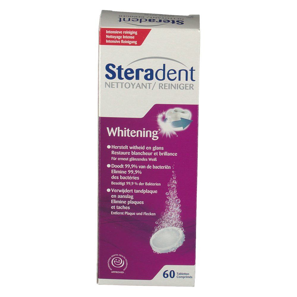 Steradent Whitening Pro 60 pz | Redcare