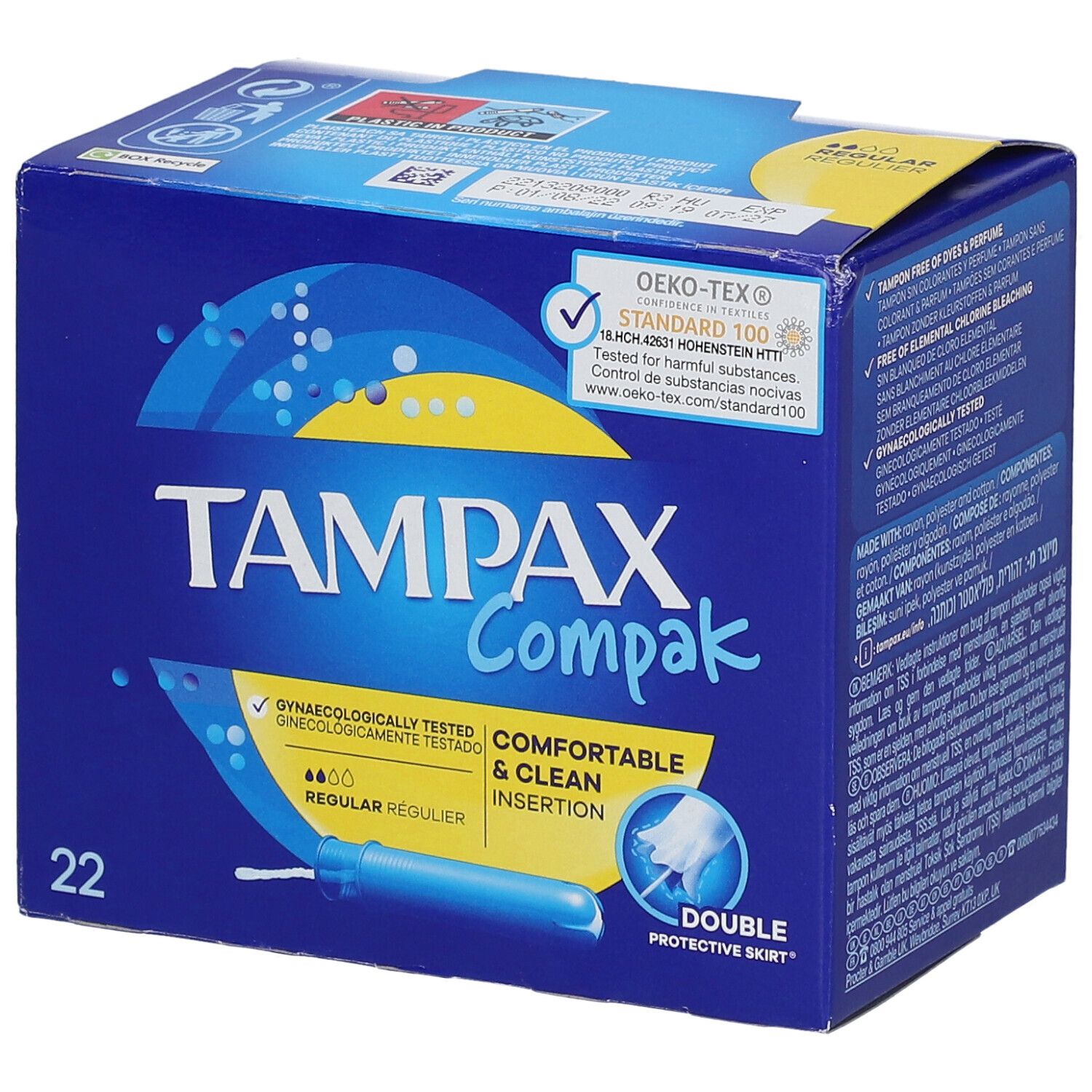 TAMPAX Compak regular 22 St - Shop Apotheke