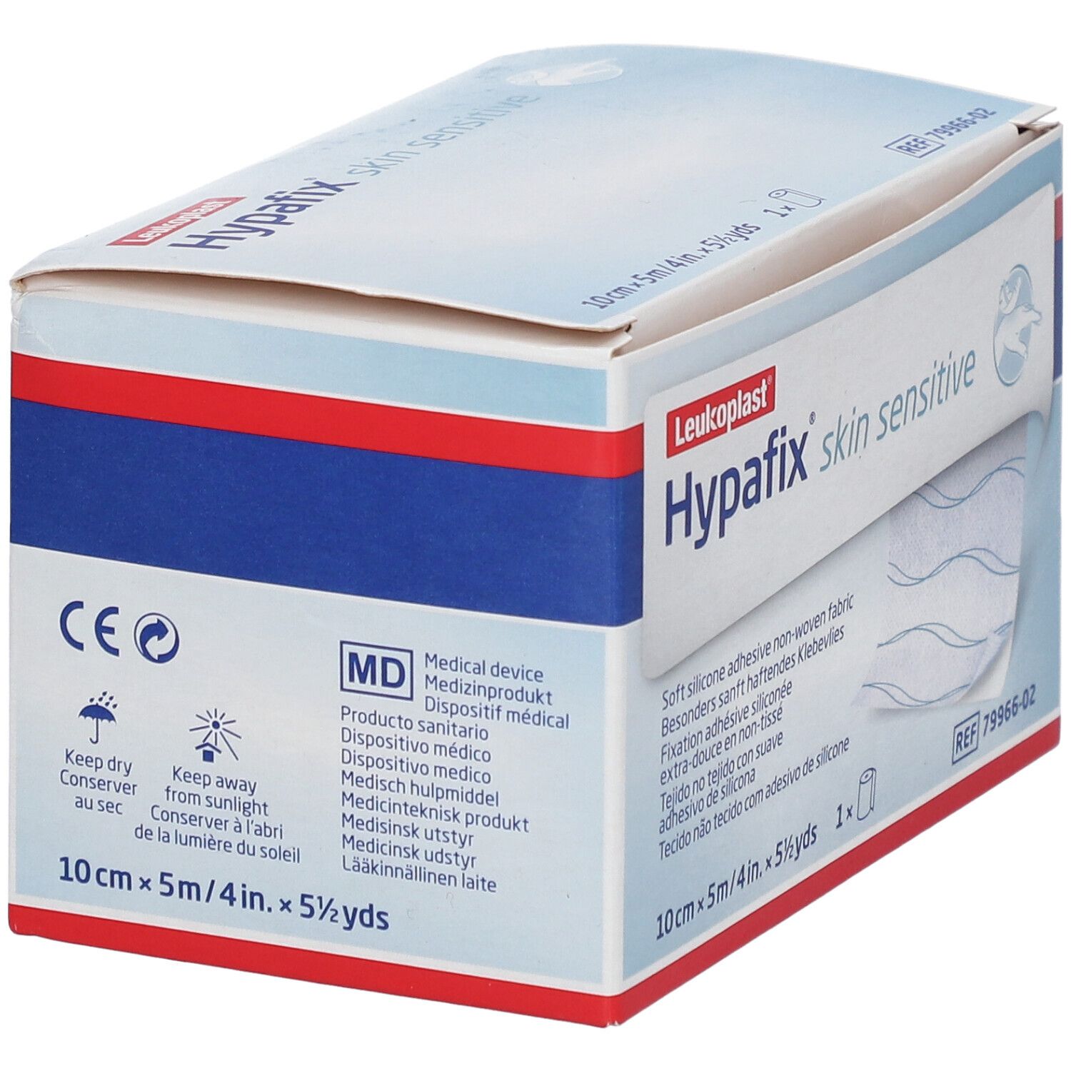 Leukoplast® Hypafix® Skin Sensitive 10 cm X 5 m 1 St - Farmaline