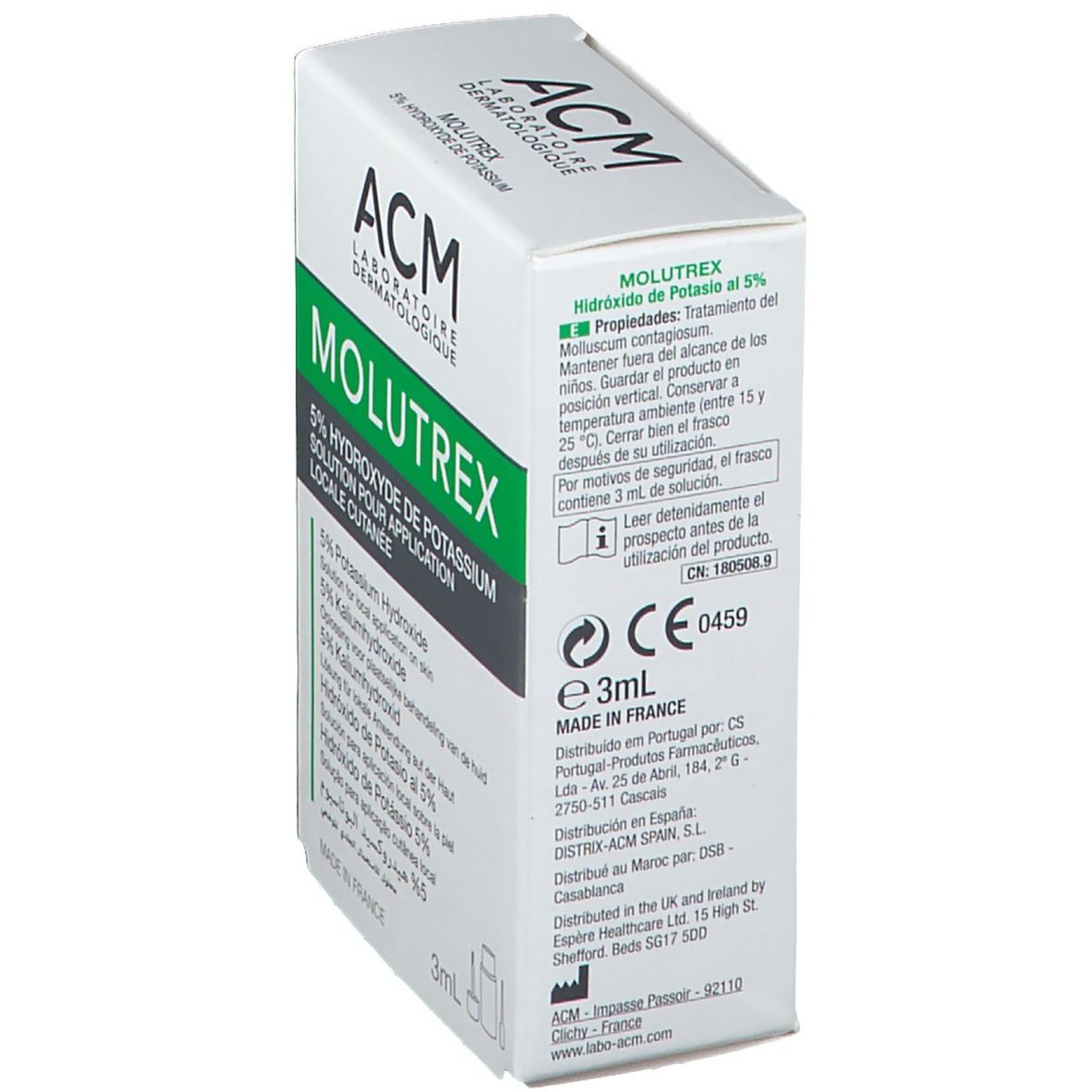 Molutrex 5% Solution 3 ml | Redcare