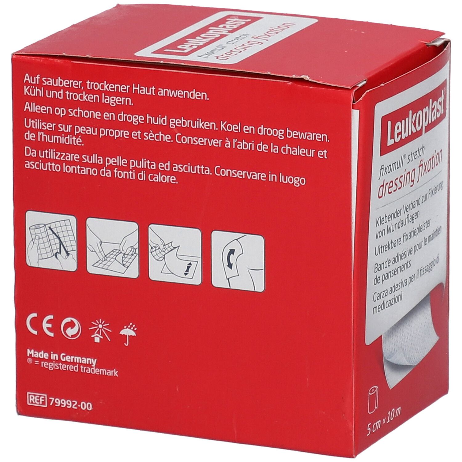 Leukoplast Fixomull Stretch 5 cm x 10 m 7999205 1 pz - Redcare