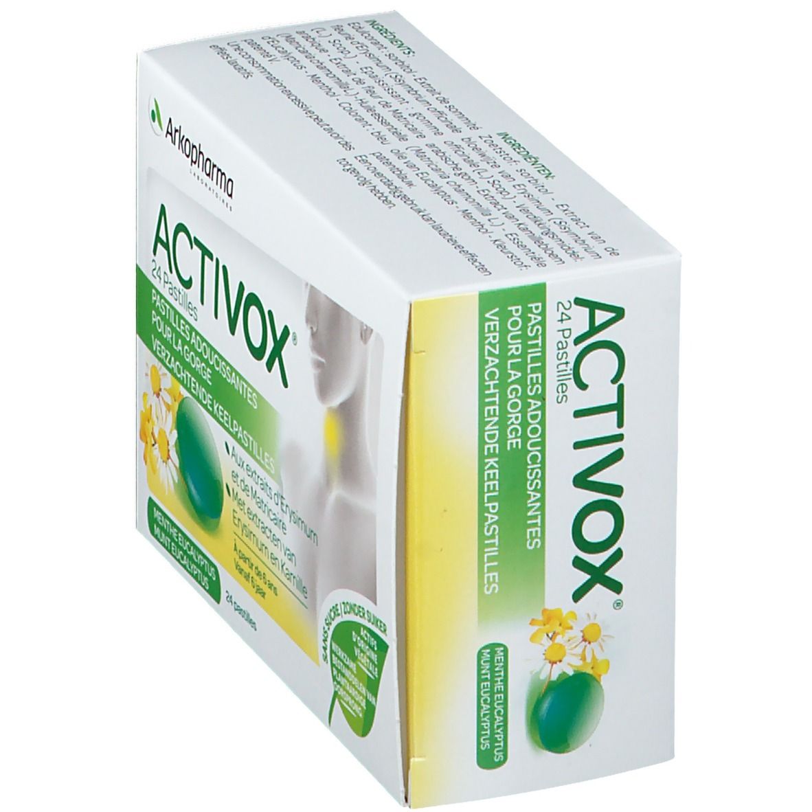 Activox Pastilles Mint-Eucalyptus No Sugar New Formula 24 pz | Redcare