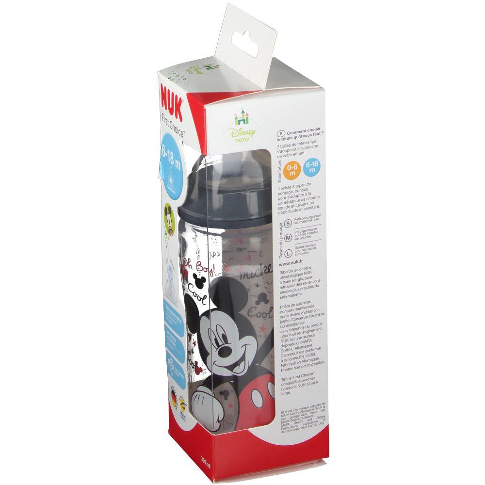 NUK Feeding Bottle Mickey Mouse 300 ml | Redcare