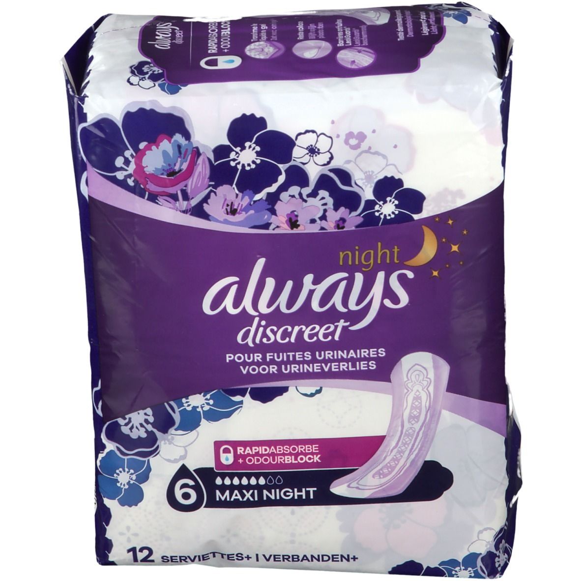 Always Discreet Serviettes pour incontinence Maxi Night 12 pc(s) - shop ... Always Discreet Serviettes pour incontinence Maxi Night 12 pc(s) - shop ...