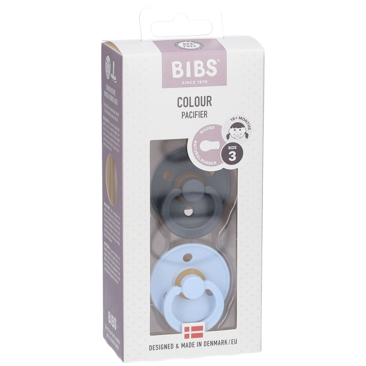 BIBS® Colour Iron & Baby blue +18 Monate 2 St - Shop Apotheke