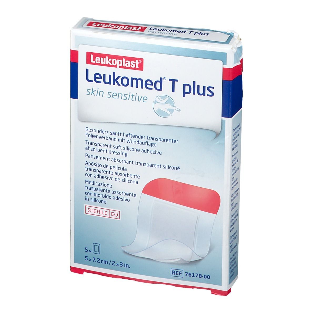 Leukoplast® Leukomed® T Plus Skin Sensitive 5 x 7,2 cm 5 pz - Redcare