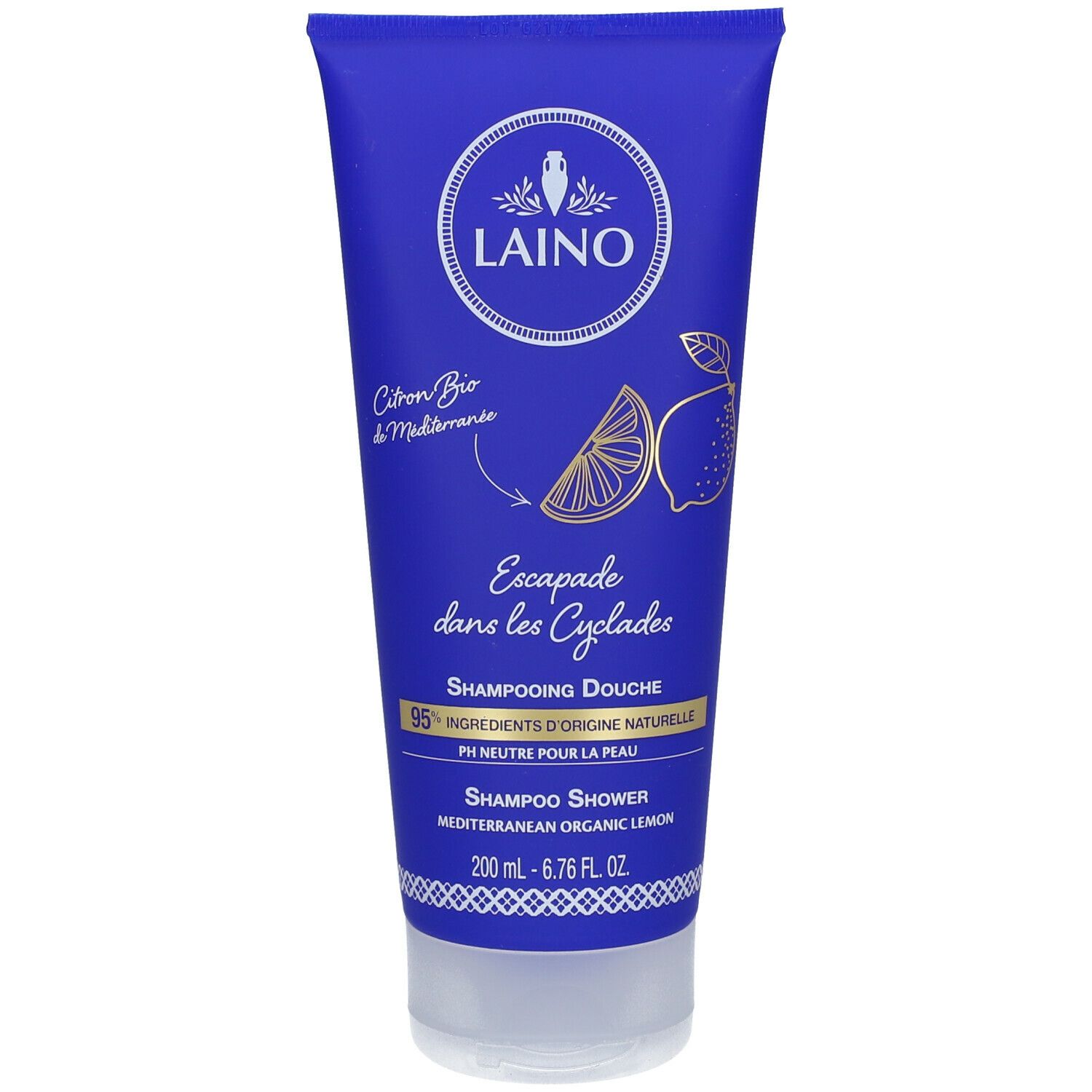 LAINO 2in1 gel douche et shampooing citron 200 ml - Redcare Apotheke