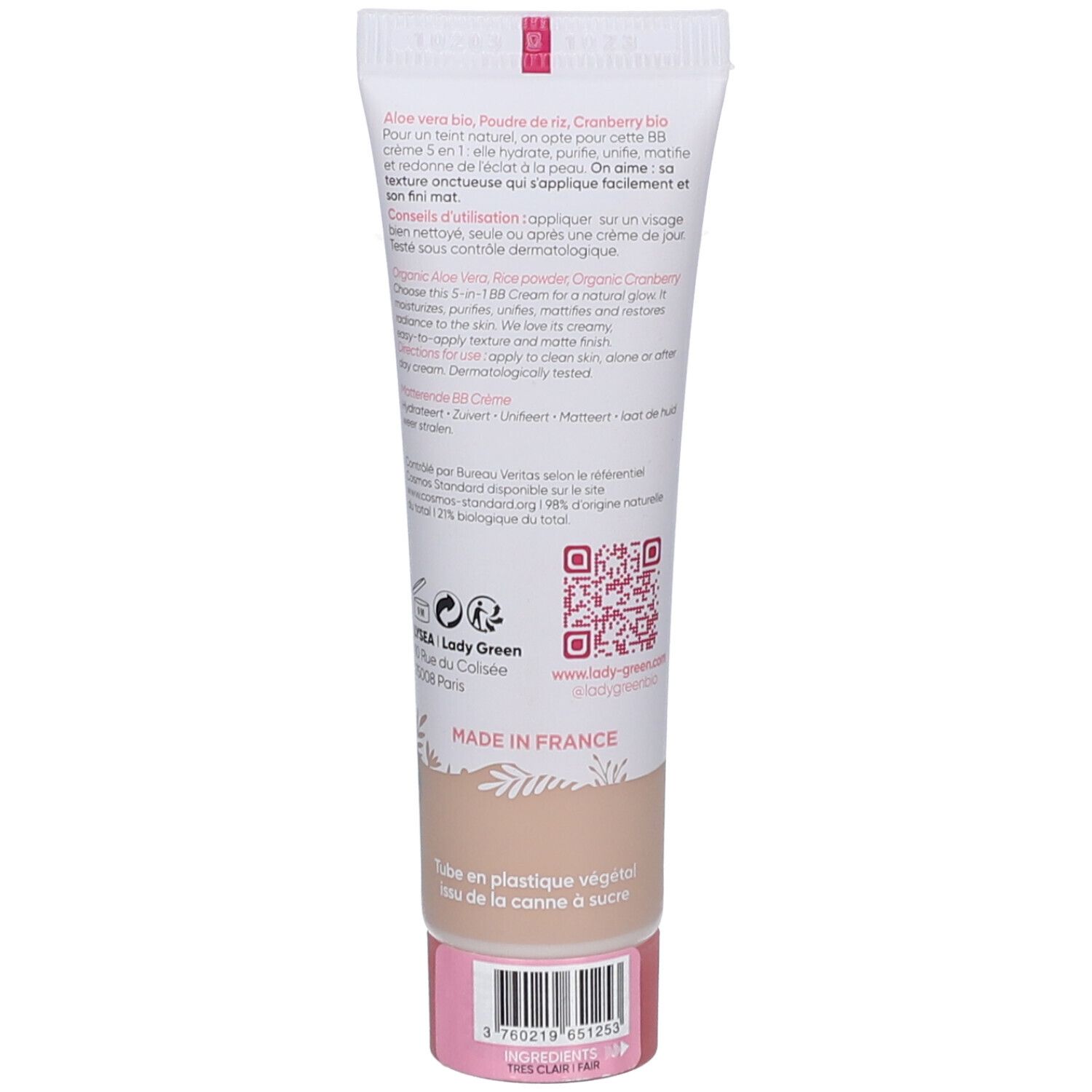 Lady Green BB Cream 5 in 1 light 30 ml - Shop Apotheke