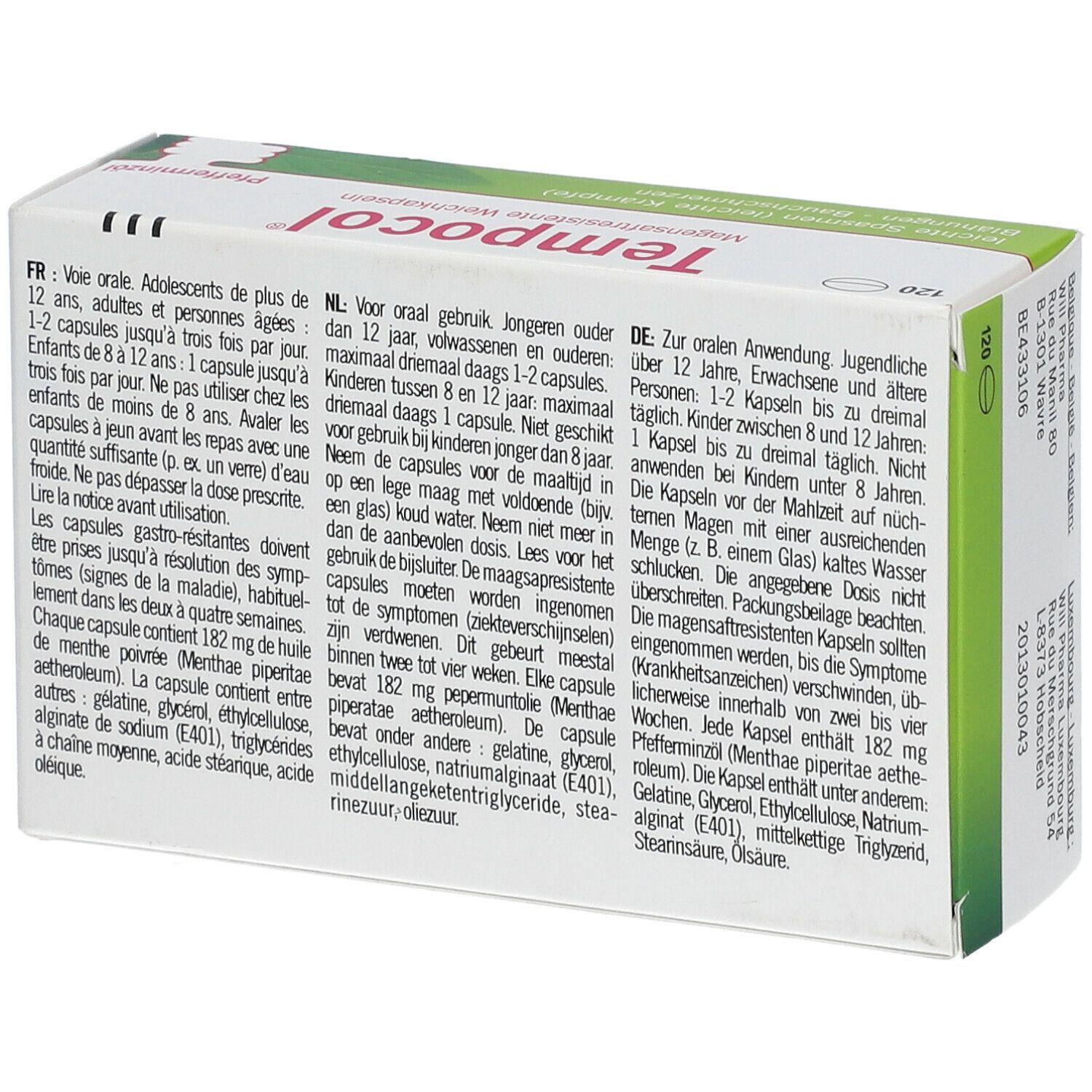 Tempocol® 120 St - Farmaline